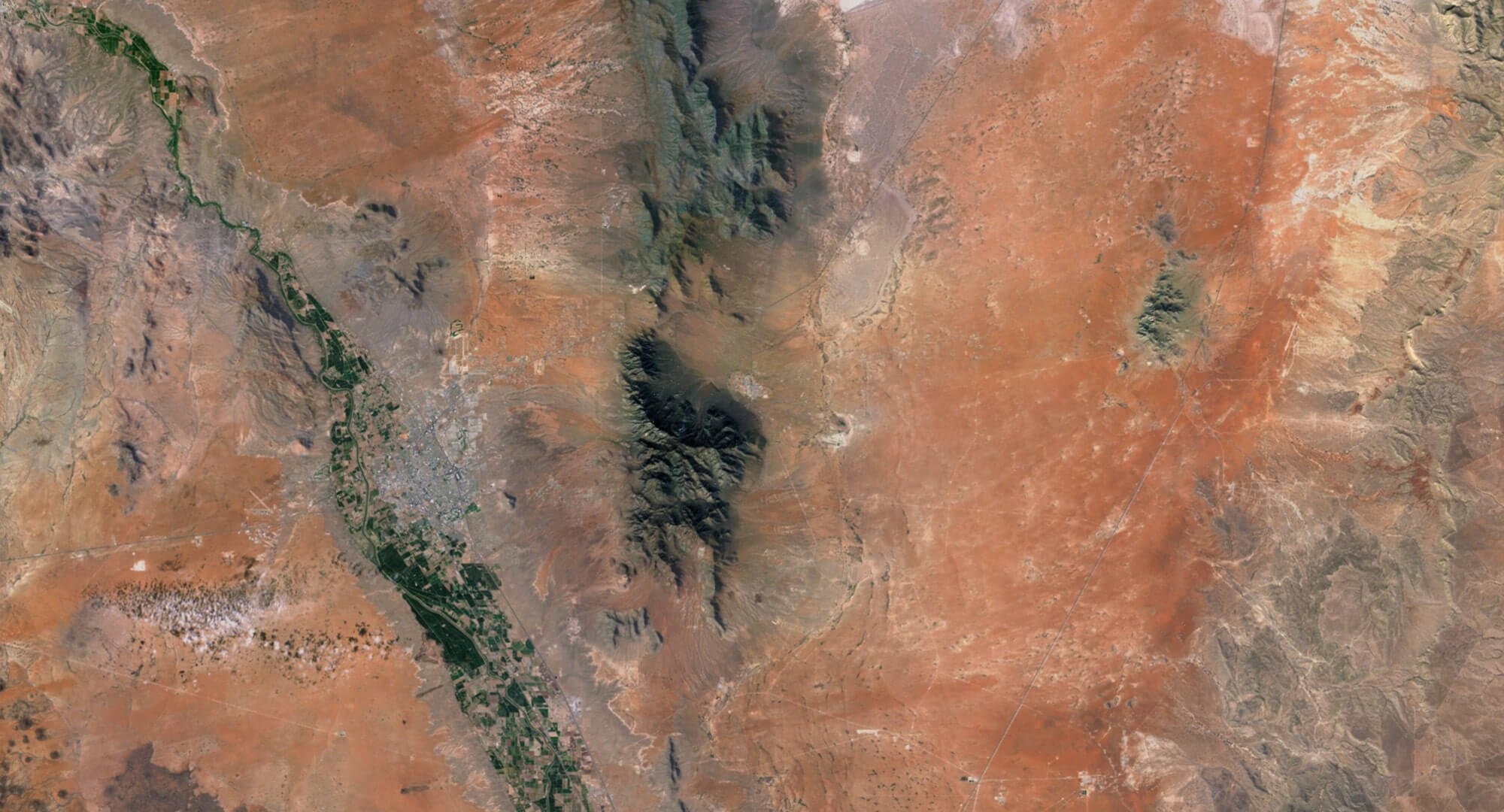 New Mexico State Terrain 3D Map by Shustrik