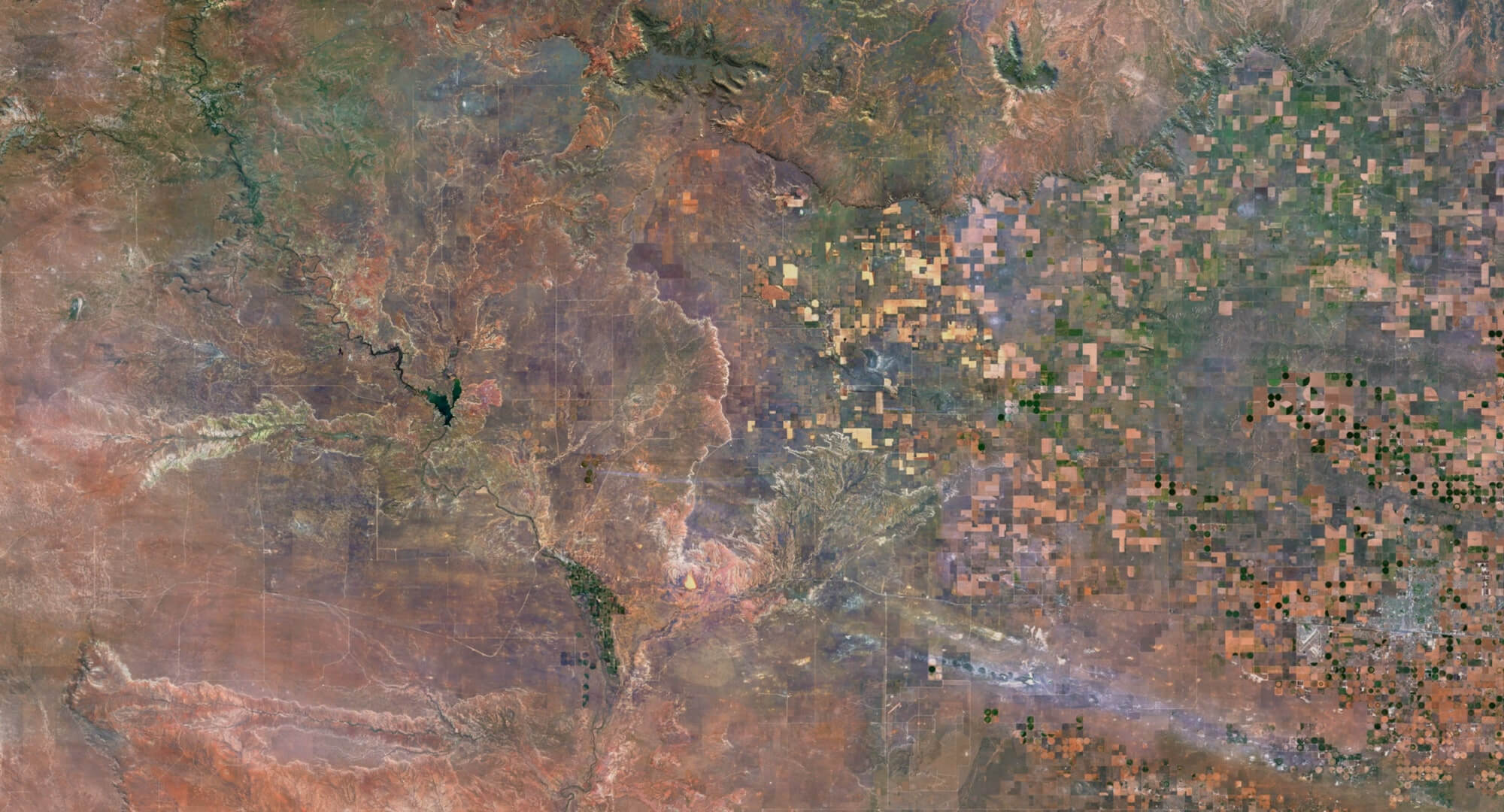 New Mexico State Terrain 3D Map by Shustrik