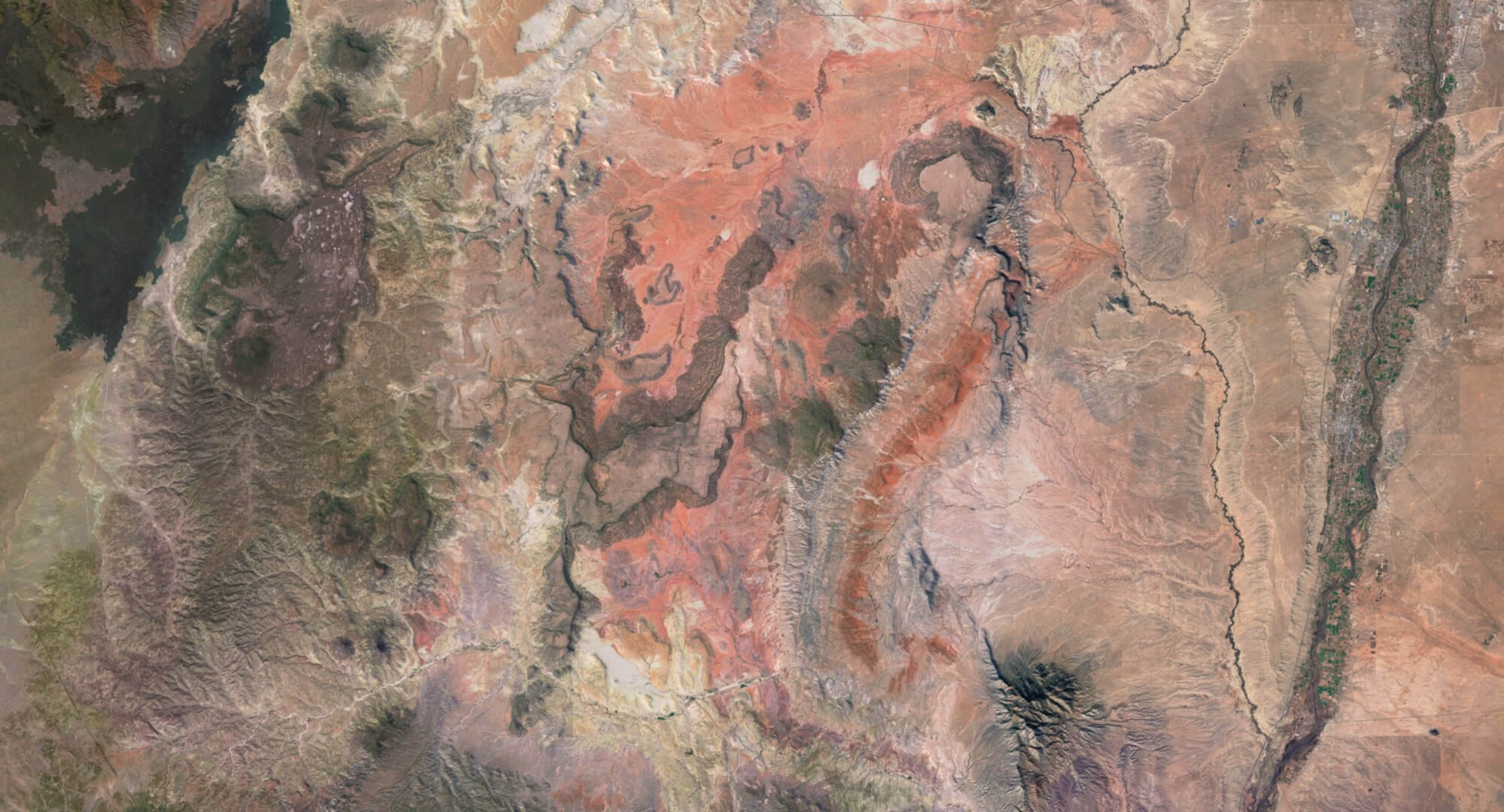 New Mexico State Terrain 3D Map by Shustrik