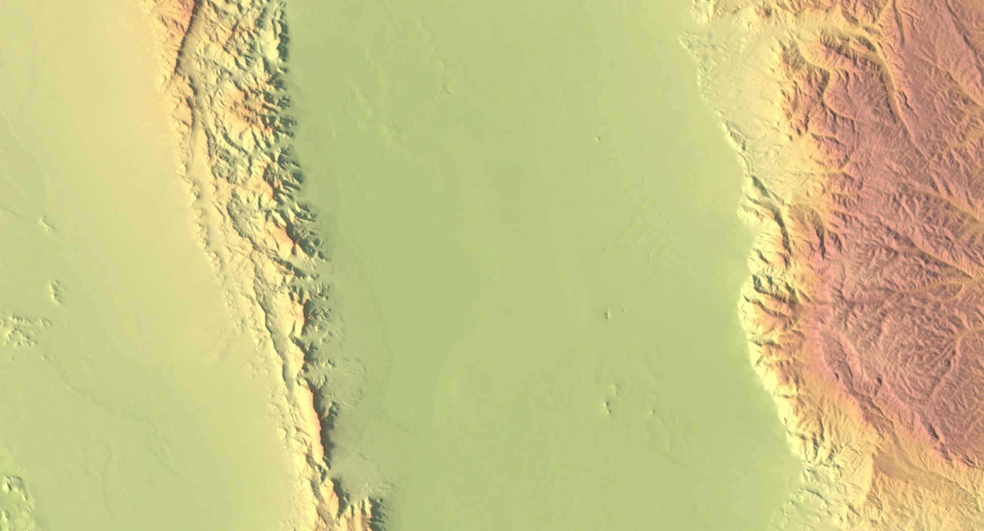 New Mexico State Terrain 3D Map by Shustrik