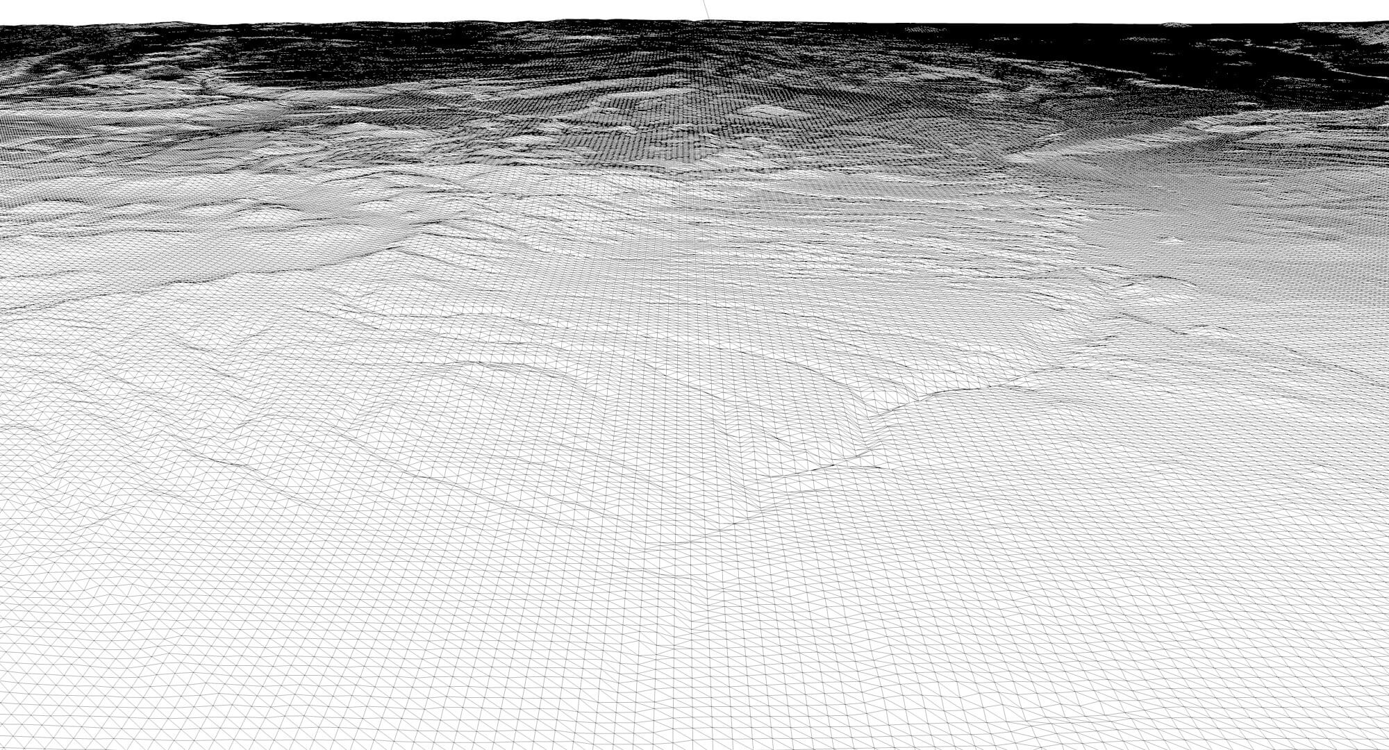 New Mexico State Terrain 3D Map by Shustrik