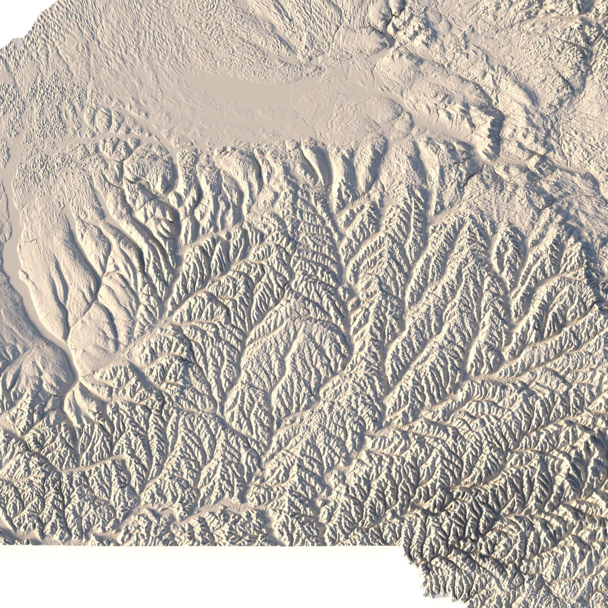 New York Topographic Map Stl Model by Shustrik