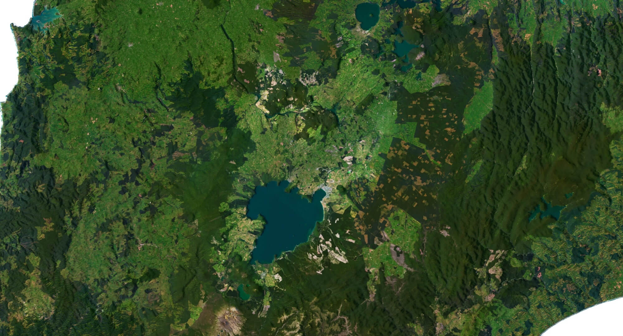 New Zealand Terrain 3D Map by Shustrik