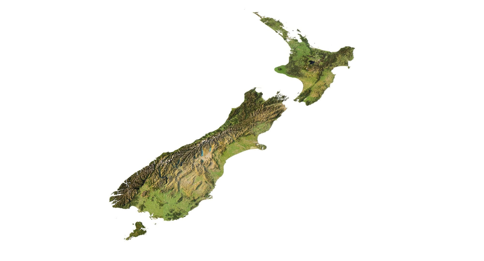 New Zealand Terrain - 3D Model by Shustrik