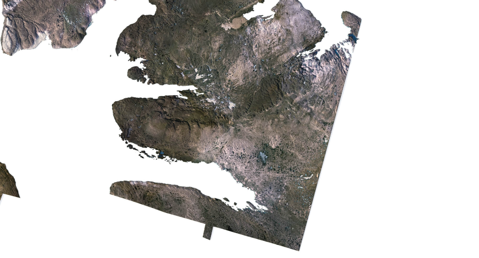 Northwest Territories Terrain 3D Map by Shustrik