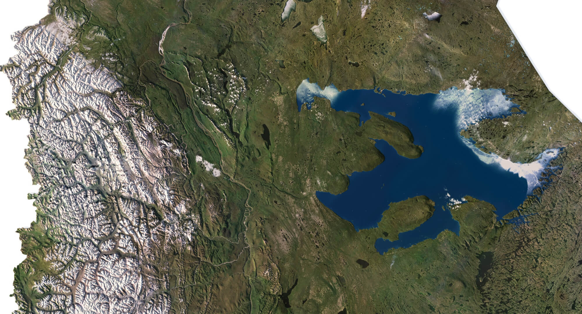 Northwest Territories Terrain 3D Map by Shustrik