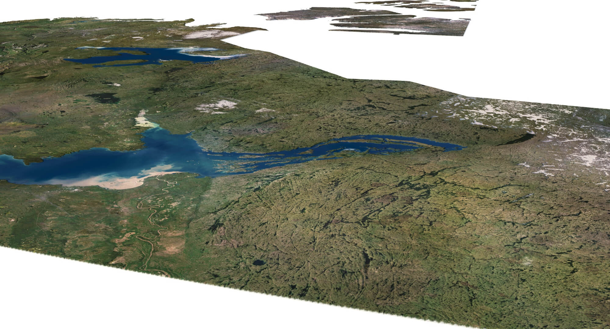 Northwest Territories Terrain 3D Map by Shustrik