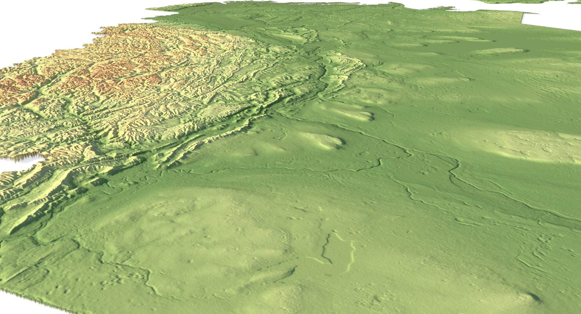 Northwest Territories Terrain 3D Map by Shustrik