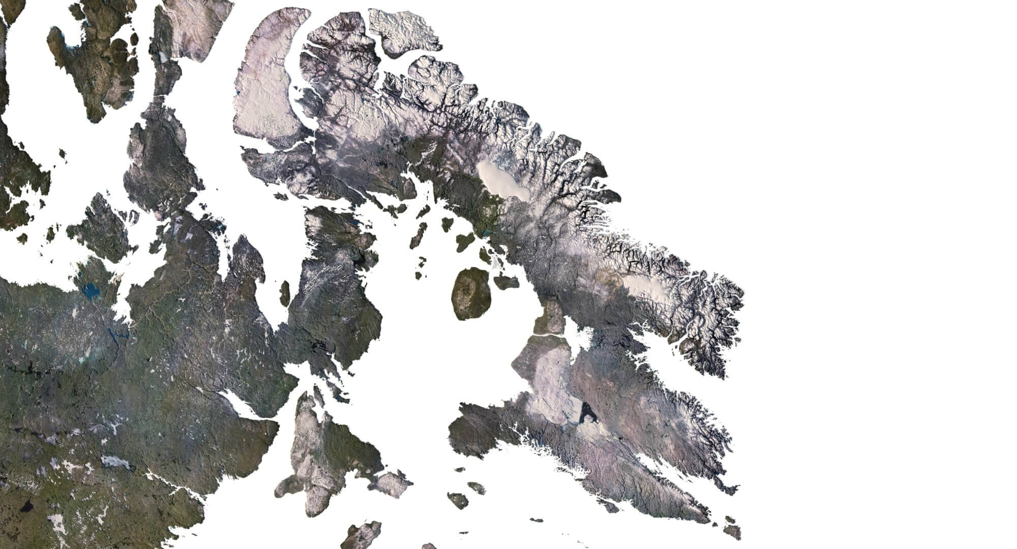 Nunavut Terrain 3D Map by Shustrik