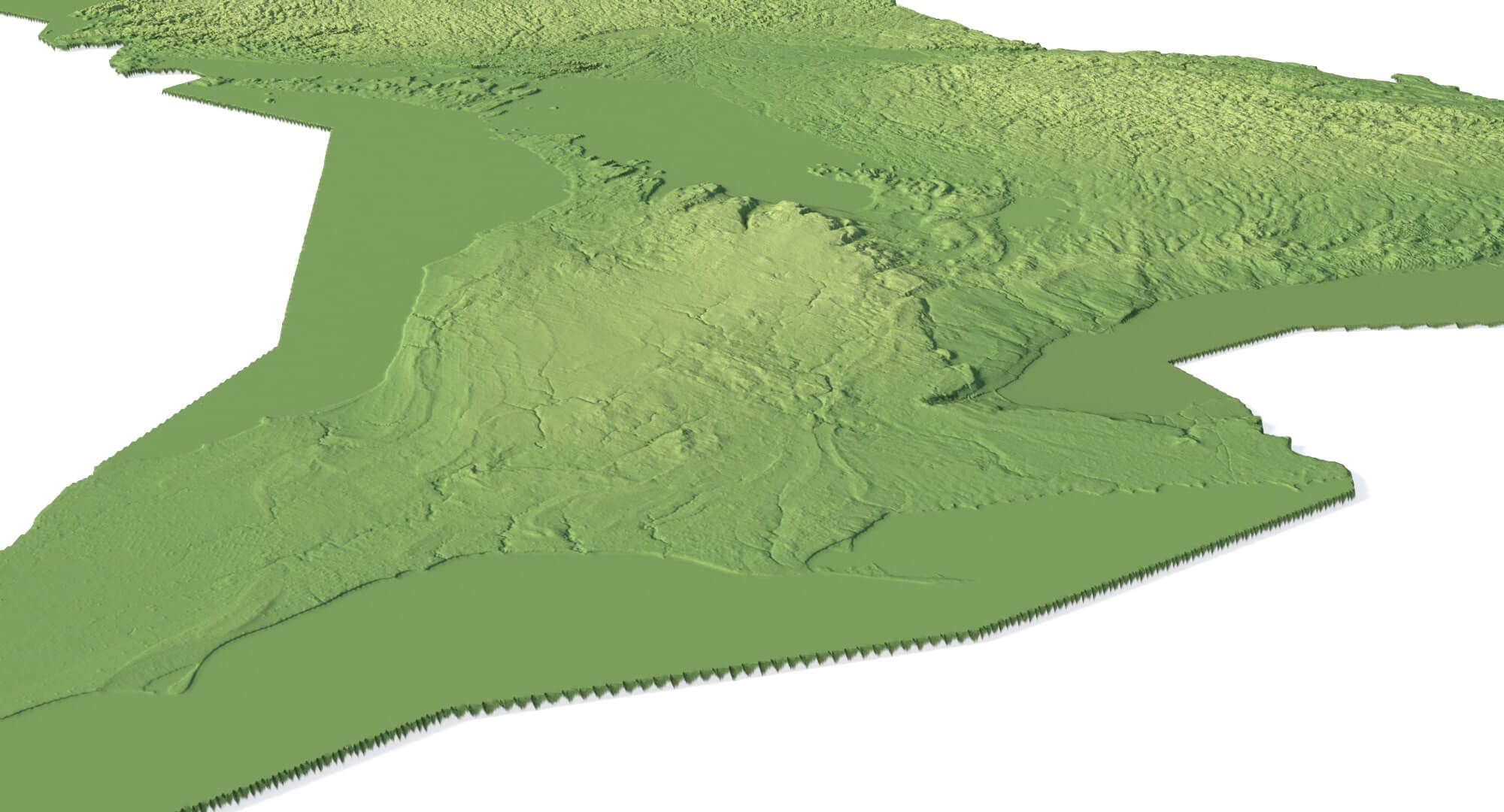 Ontario Terrain 3D Map by Shustrik