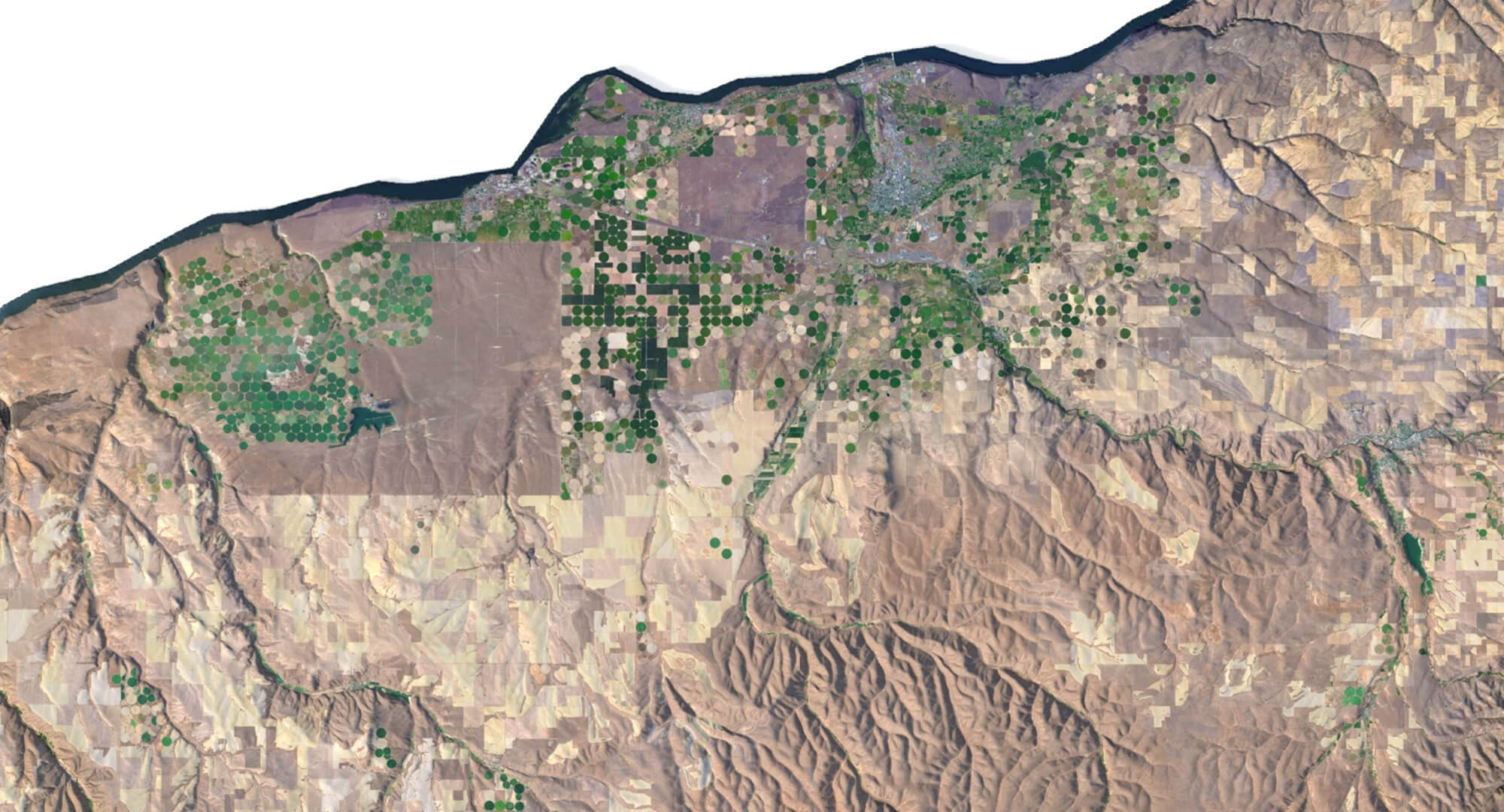 Oregon State Terrain 3D Map by Shustrik