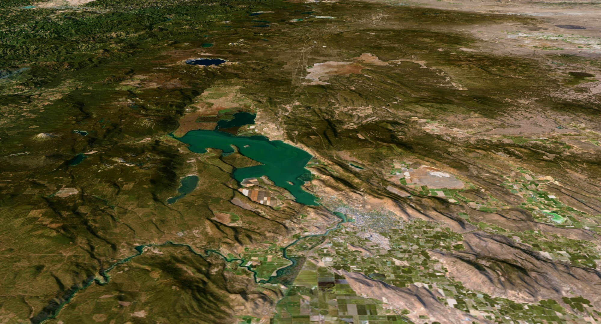 Oregon State Terrain 3D Map by Shustrik