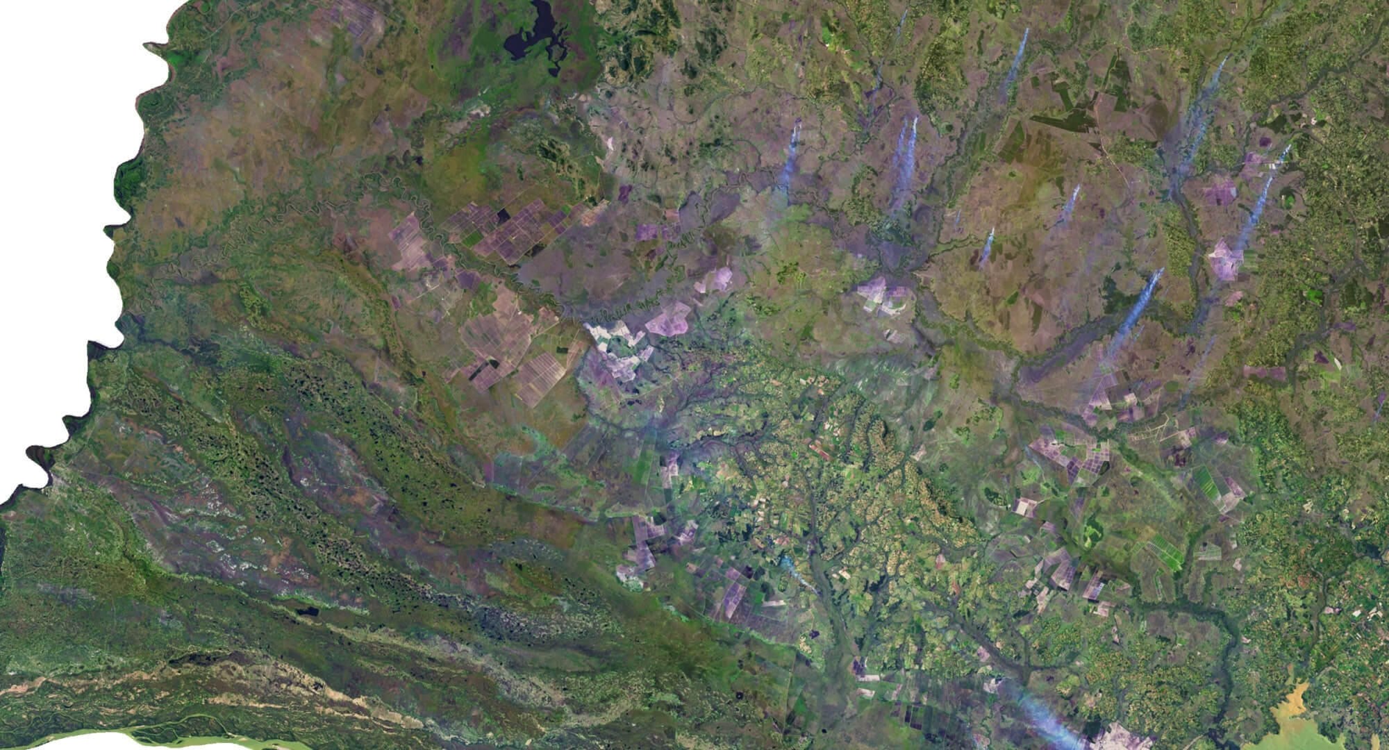 Paraguay Terrain 3D Map by Shustrik