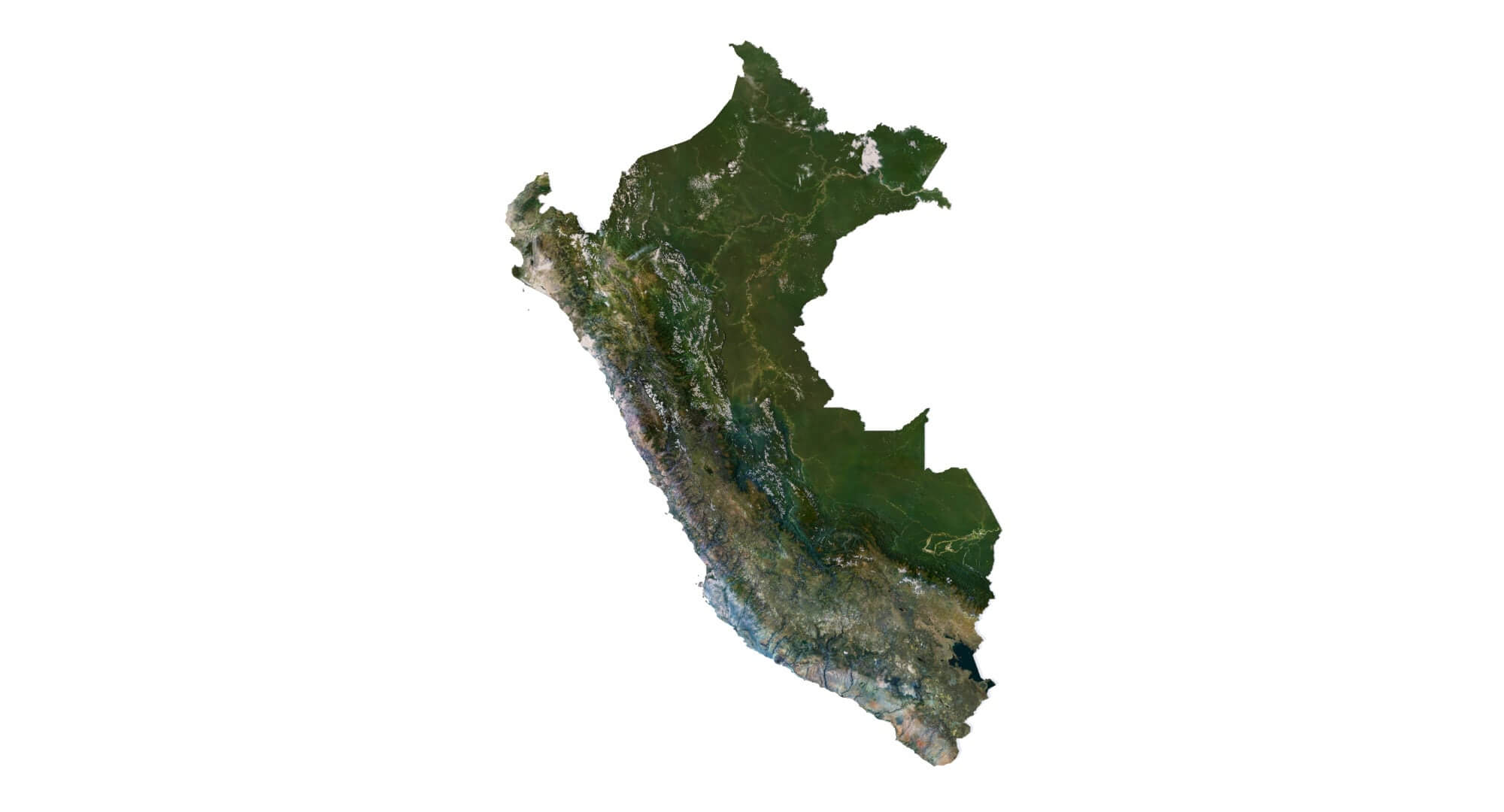 Peru Terrain 3D Map 3D Model by Shustrik