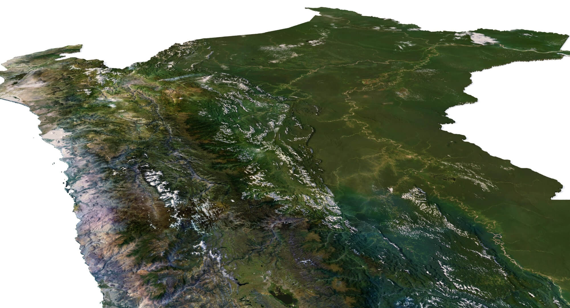 Peru Terrain 3D Map 3D Model by Shustrik