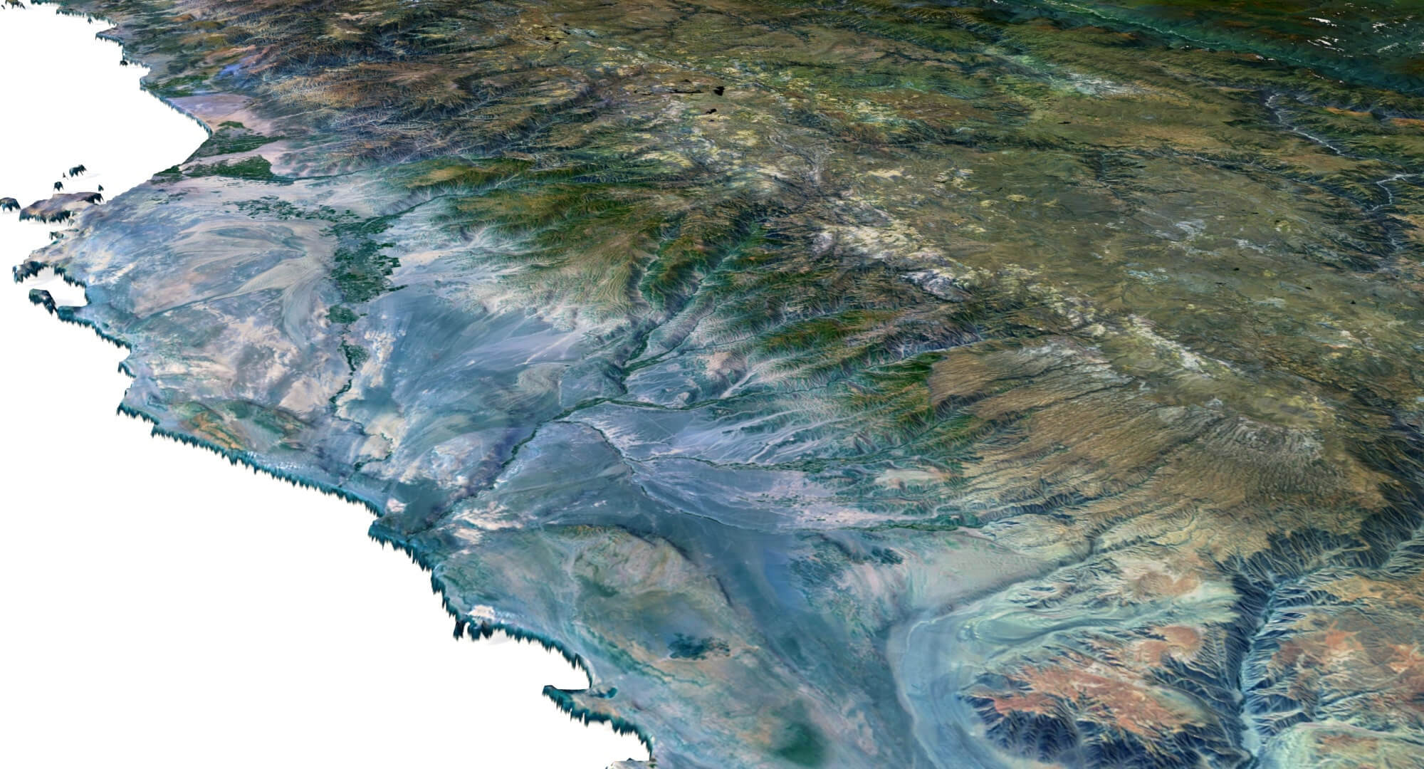 Peru Terrain 3D Map 3D Model by Shustrik