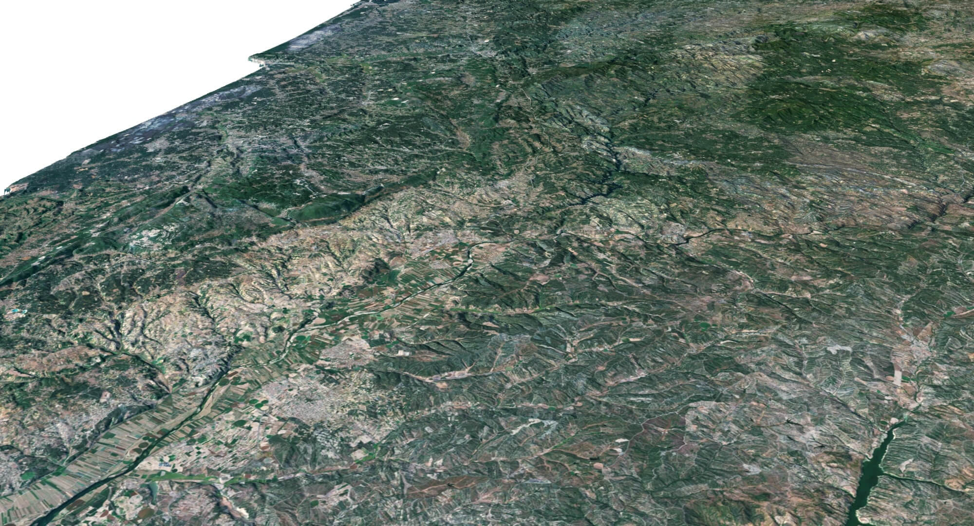 Portugal Terrain 3D Map by Shustrik