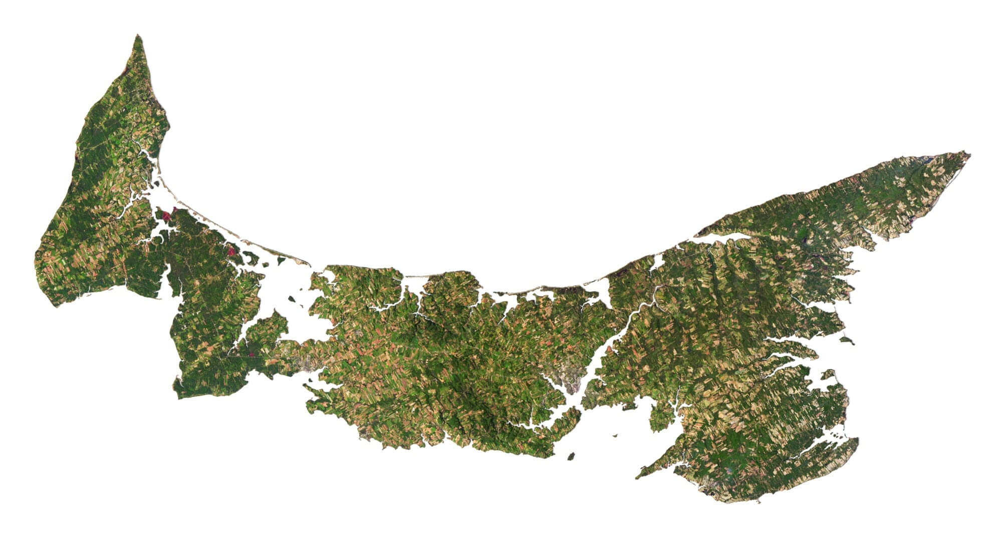 Prince Edward Island Terrain 3D Map by Shustrik