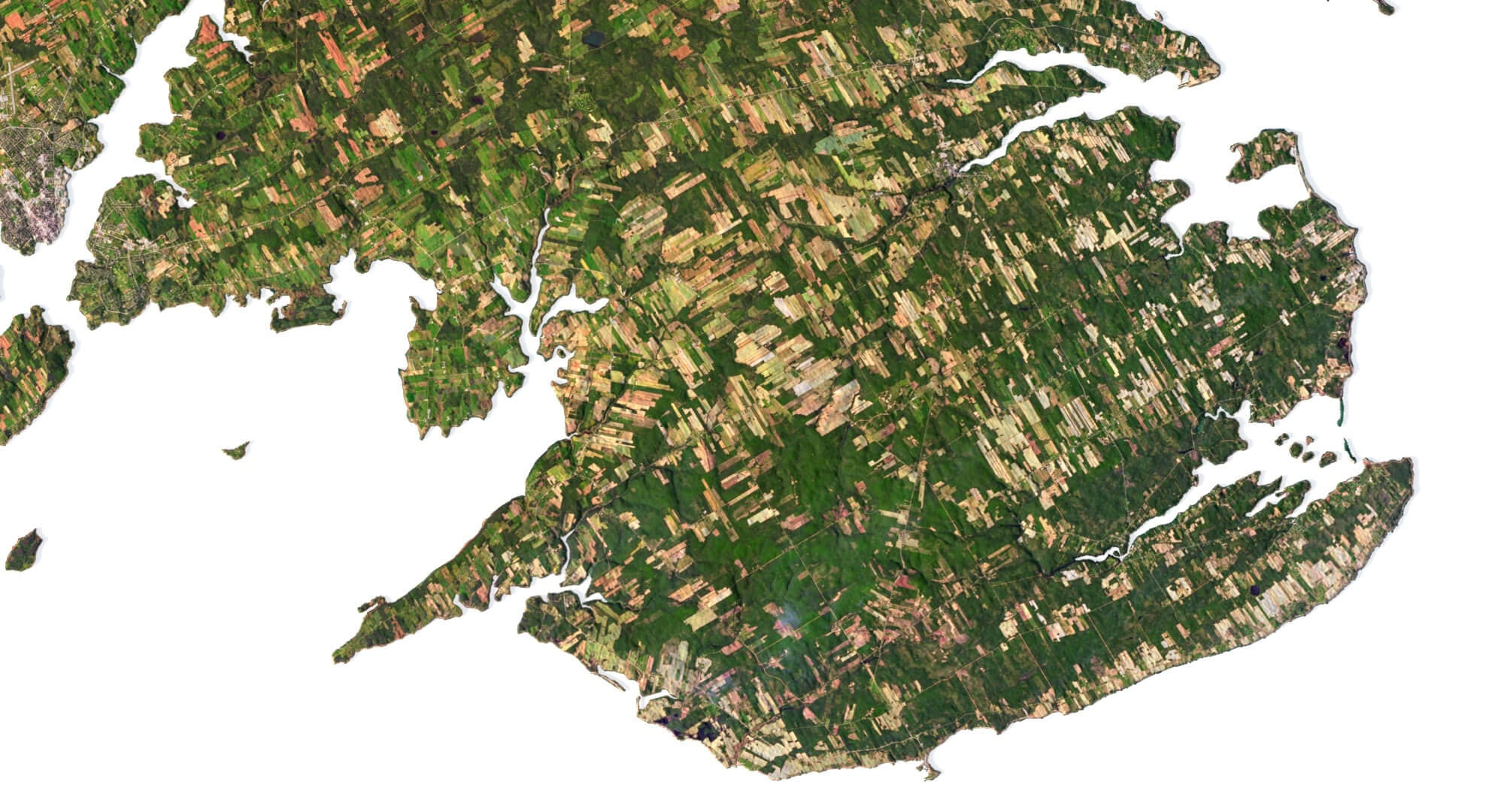 Prince Edward Island Terrain 3D Map by Shustrik
