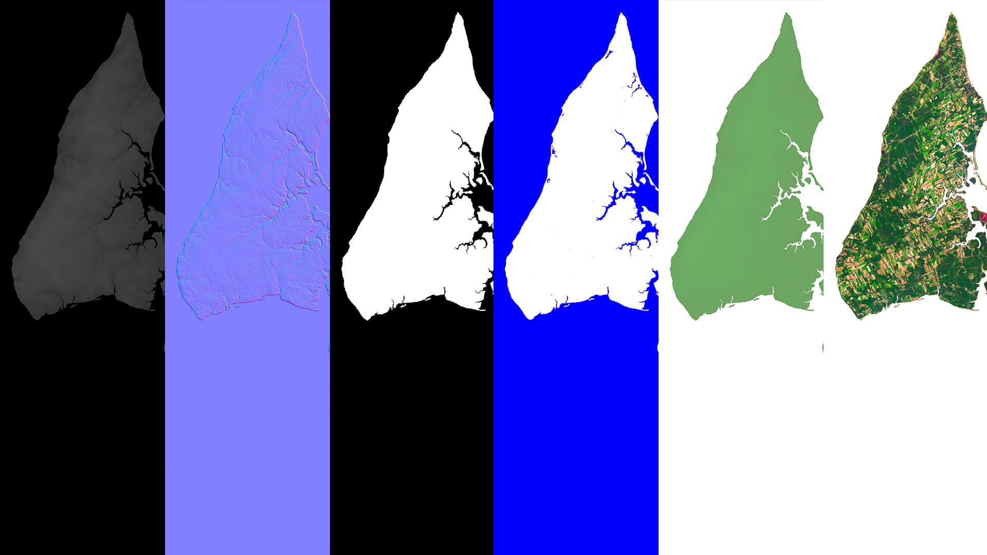Prince Edward Island Terrain 3D Map by Shustrik