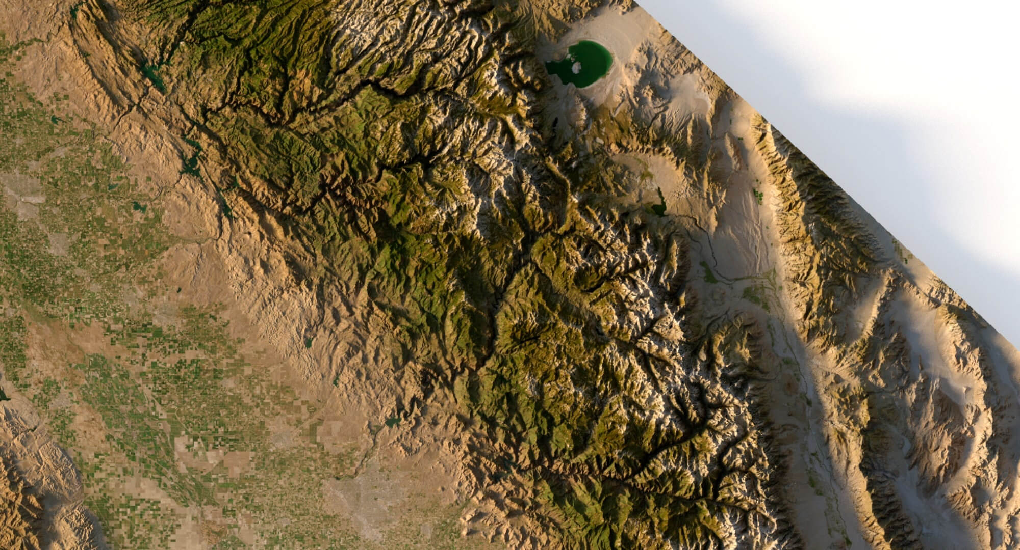Relief Map of California - 3D Model by Shustrik