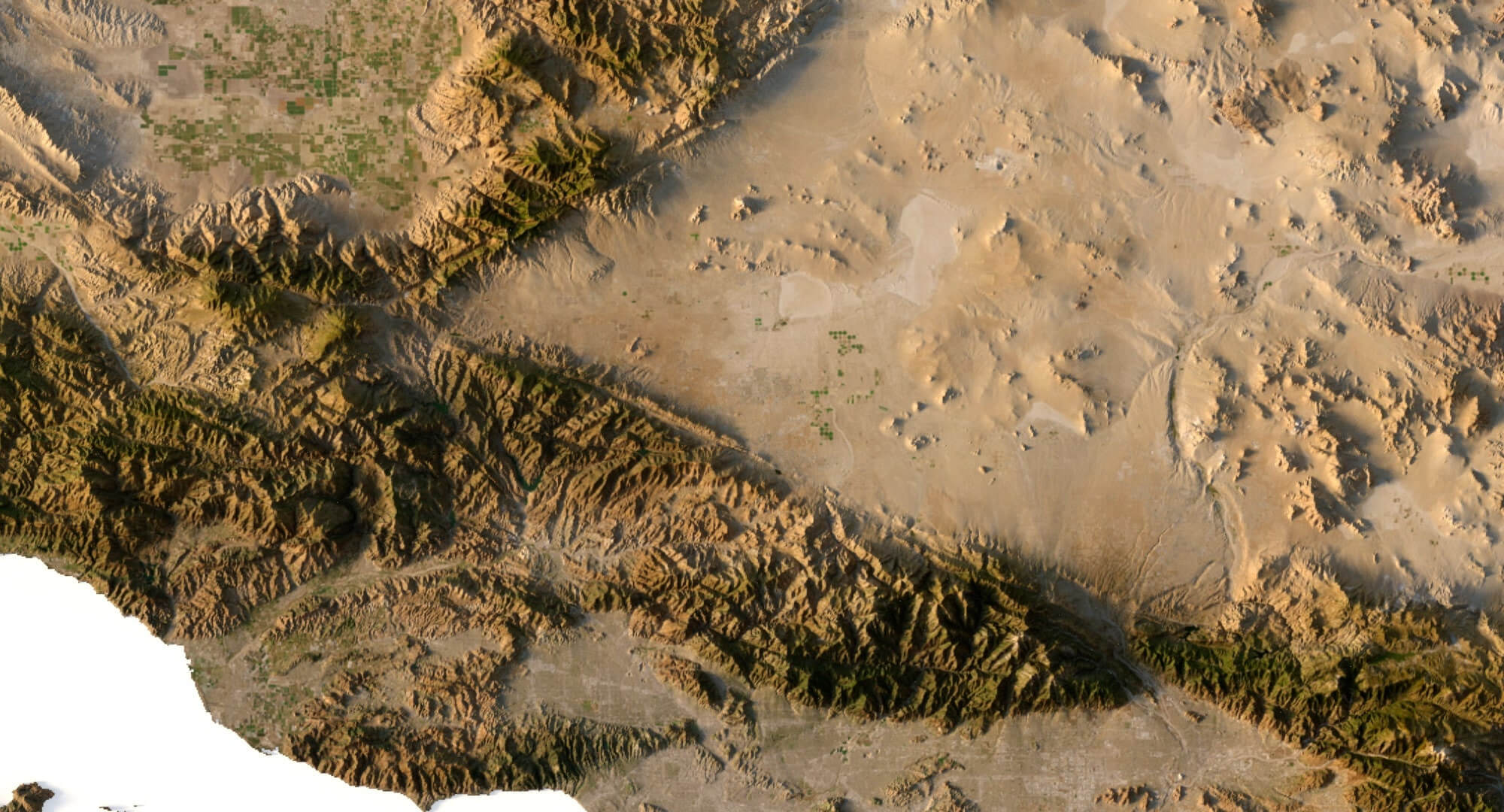 Relief Map of California - 3D Model by Shustrik
