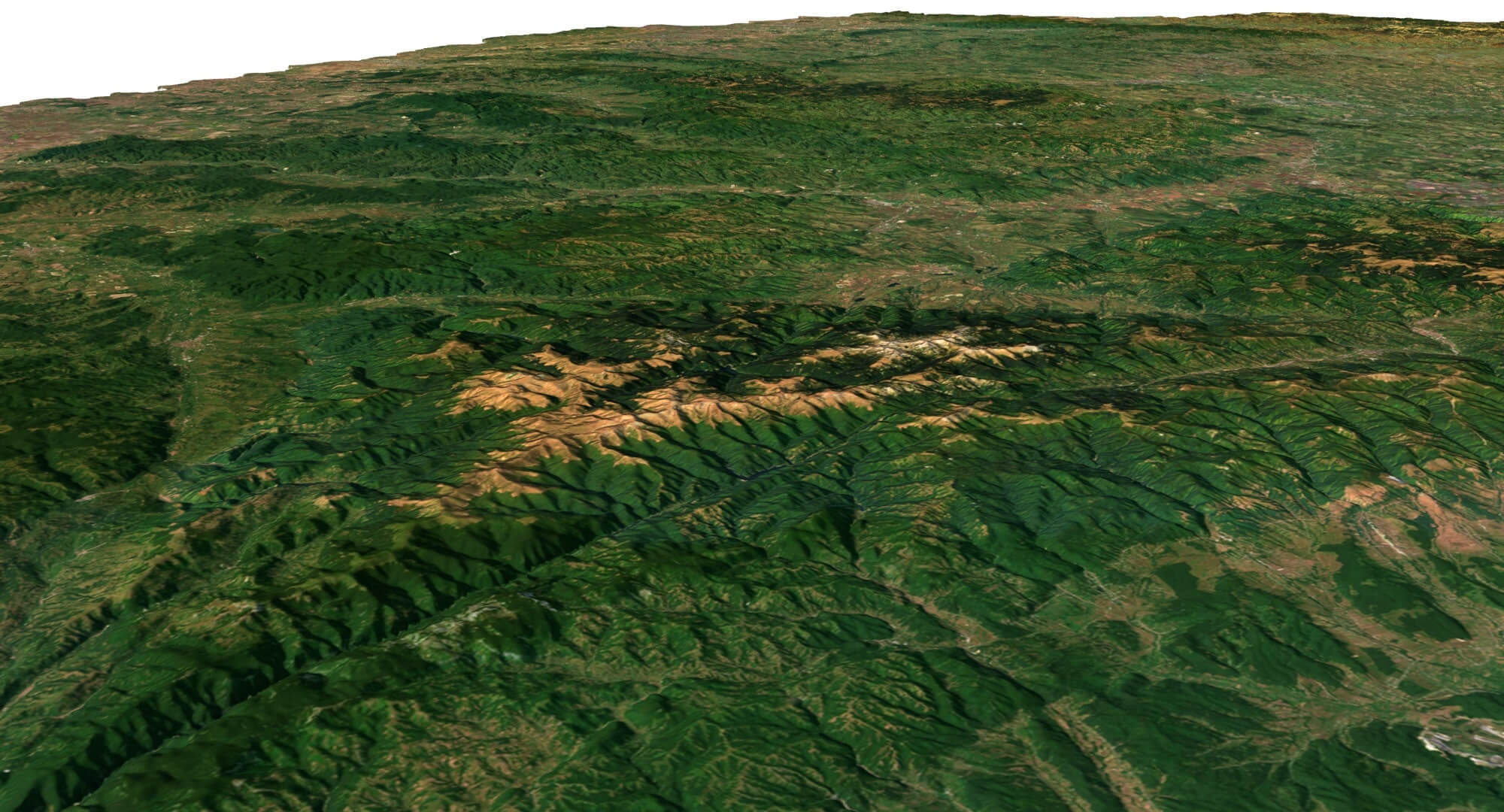 Romania Terrain 3D Map by Shustrik