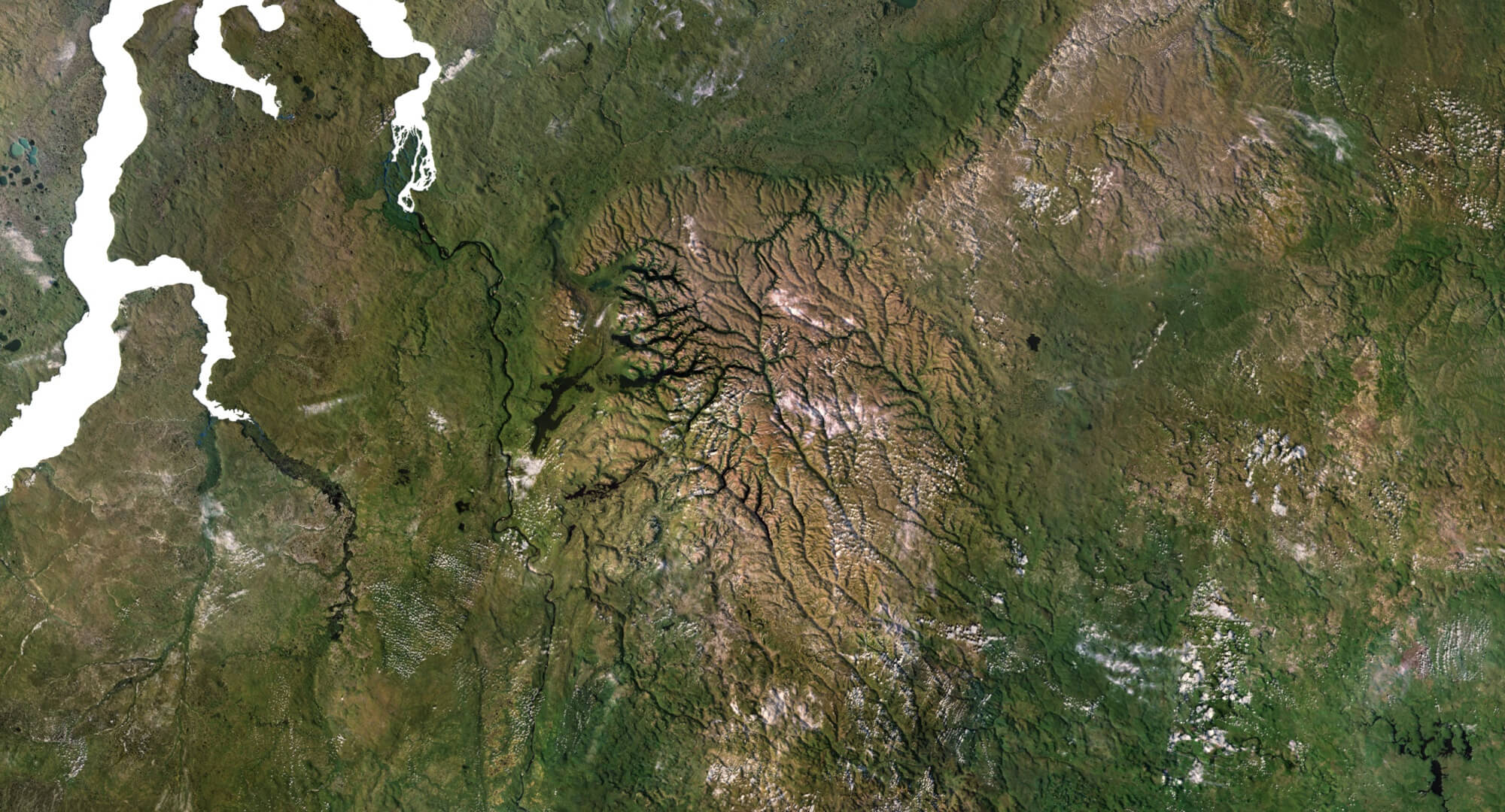 Russian Federation Terrain 3D Map by Shustrik