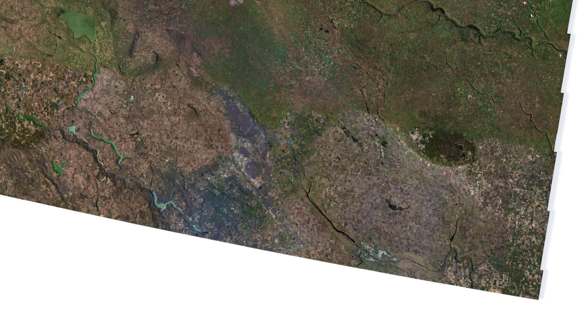 Saskatchewan Terrain 3D Map by Shustrik