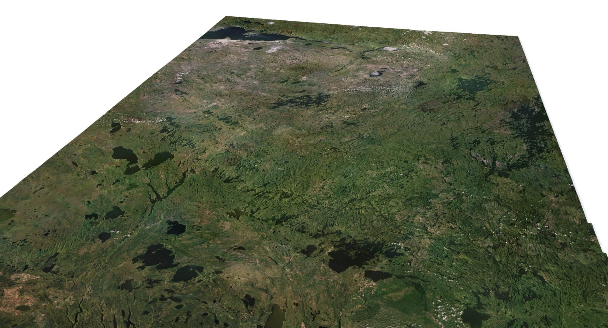 Saskatchewan Terrain 3D Map by Shustrik