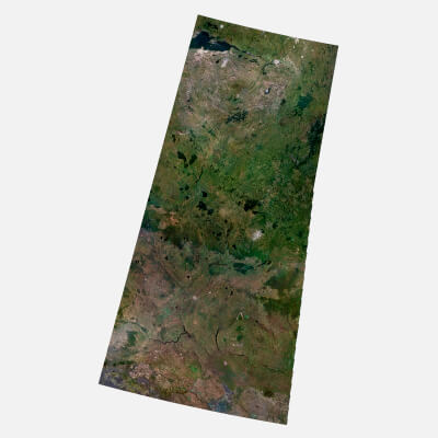 Saskatchewan Terrain 3D Map by Shustrik