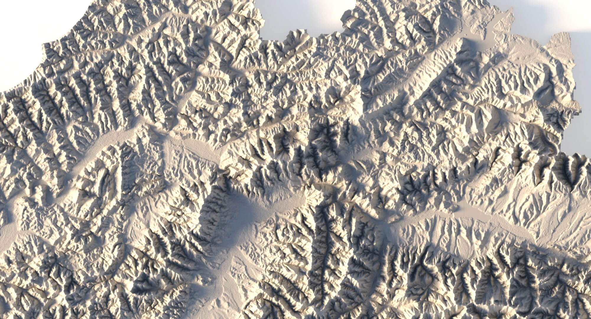 Slovakia Terrain for CNC, Printing and Design - 3D Model by Shustrik