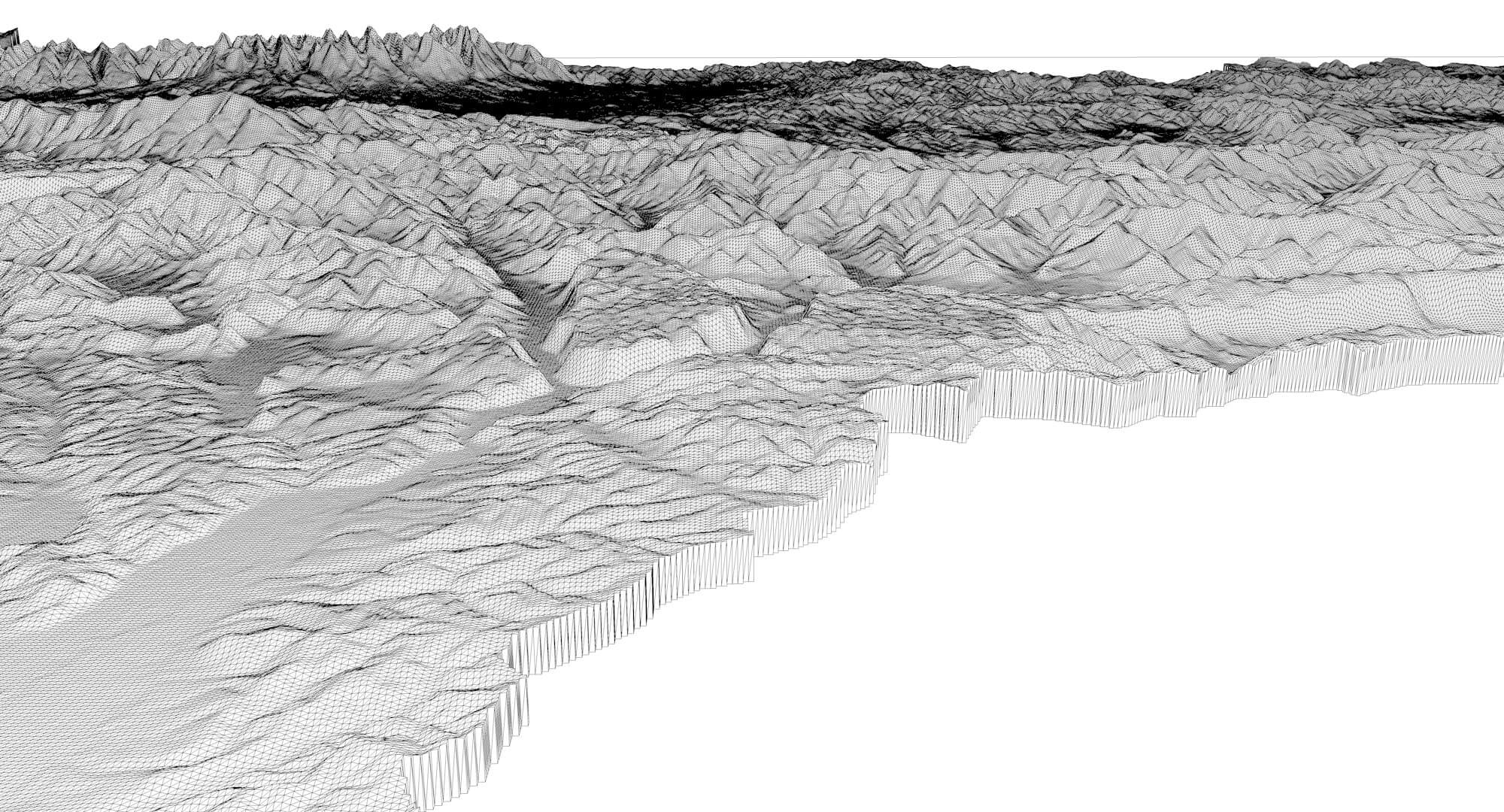 Slovakia Terrain for CNC, Printing and Design - 3D Model by Shustrik