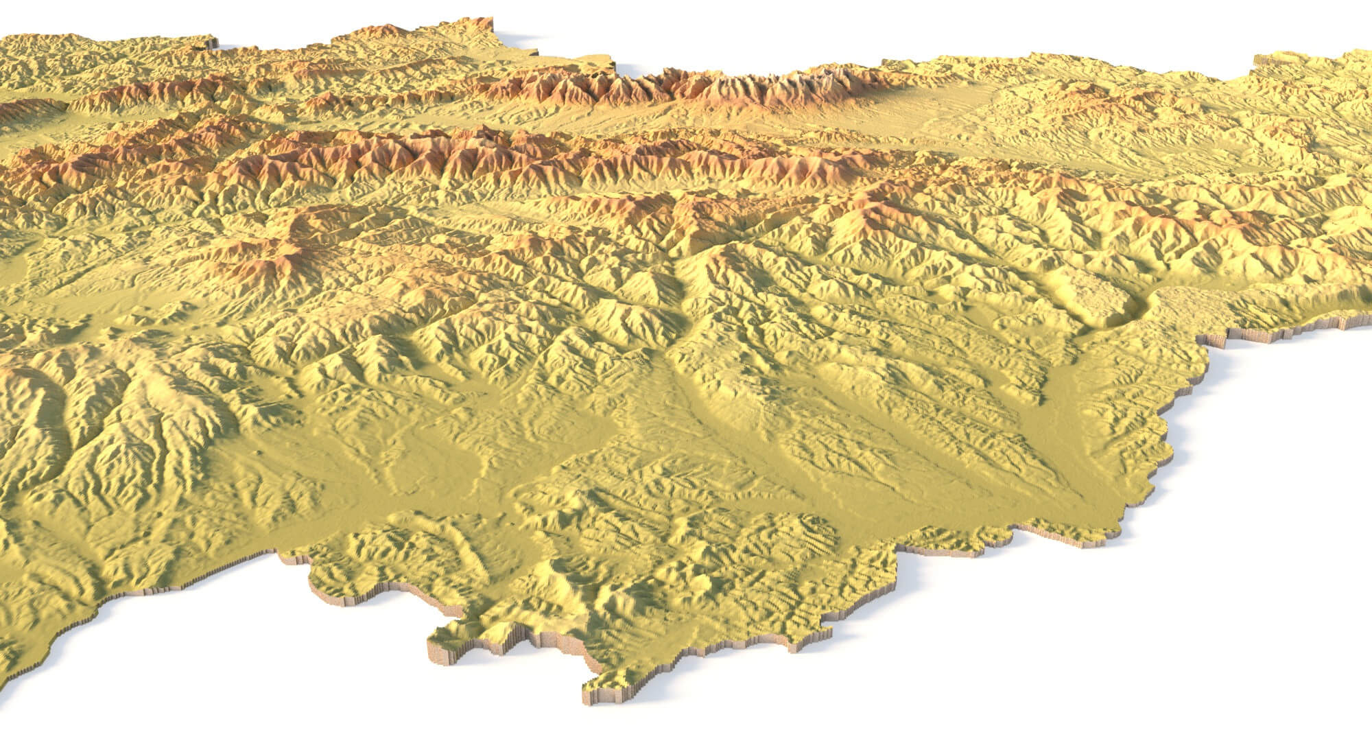 Slovakia Terrain STL - 3D Model by Shustrik
