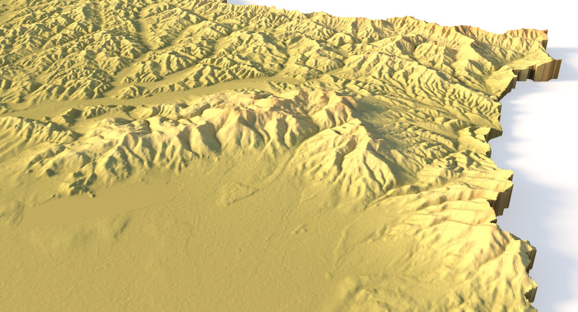 Slovakia Terrain - 3D Model by Shustrik