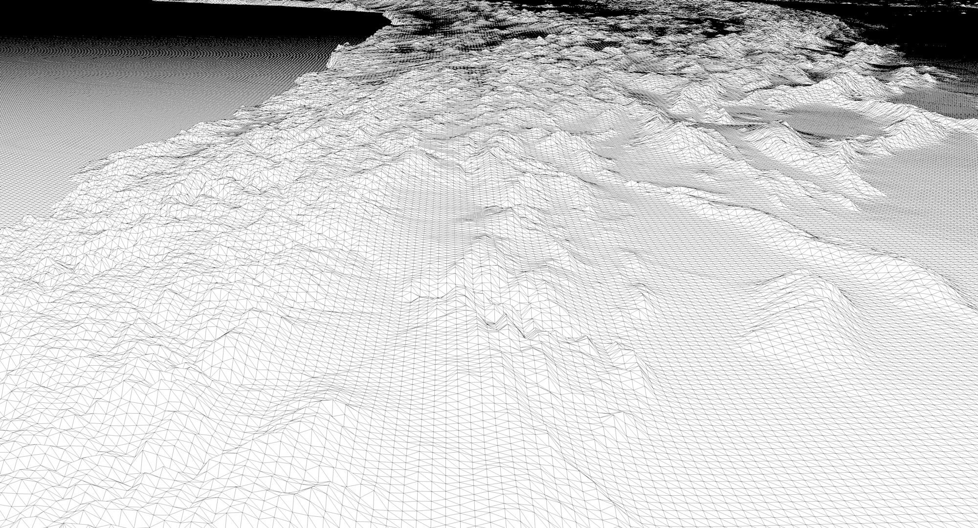 South America Terrain 3D Map by Shustrik