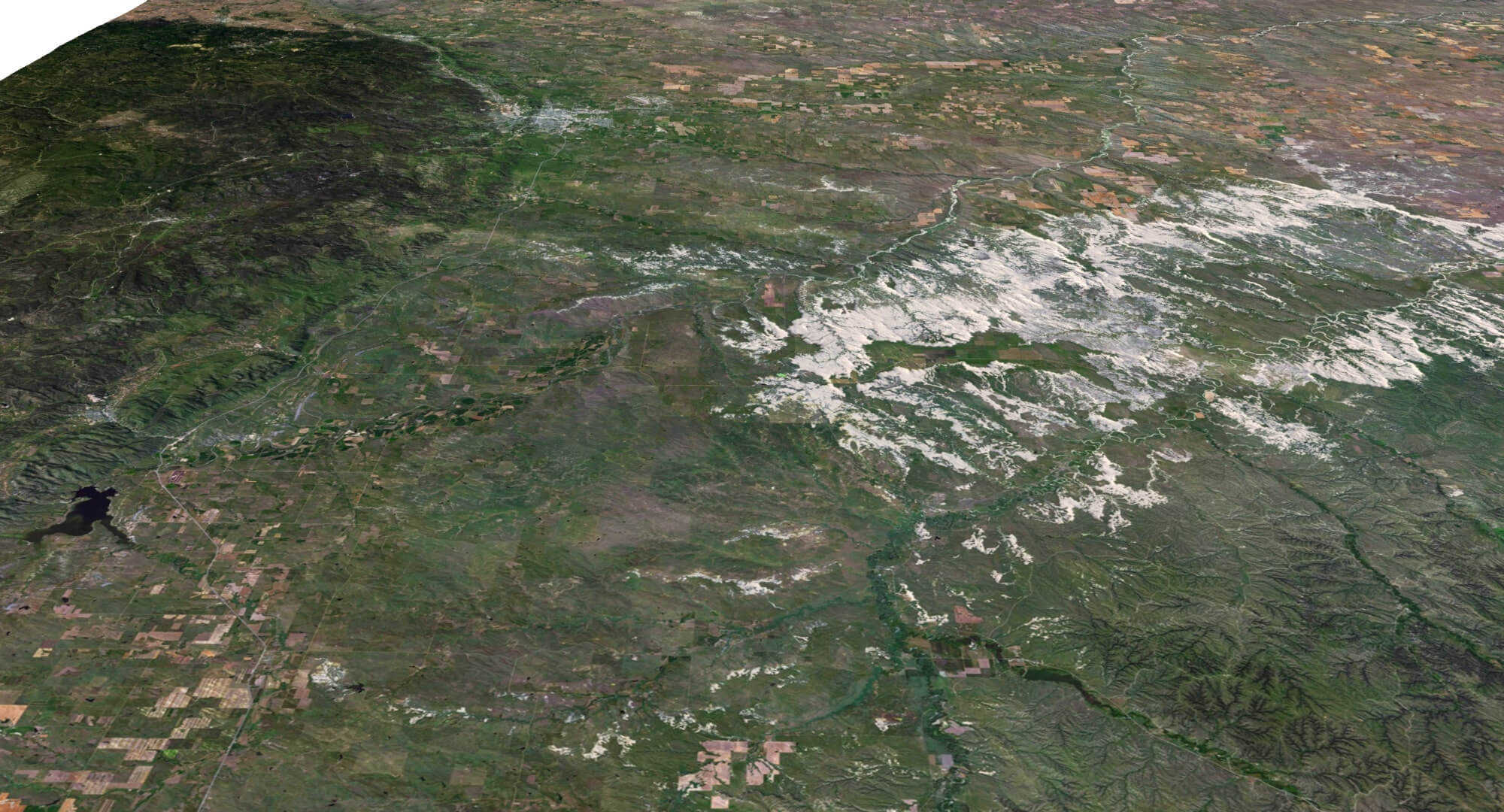 South Dakota State Terrain 3D Map by Shustrik