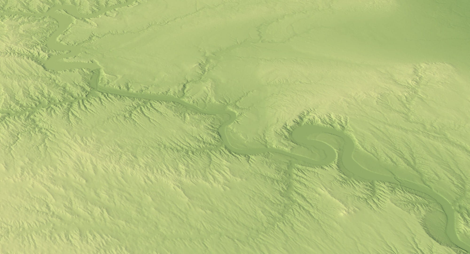 South Dakota State Terrain 3D Map by Shustrik