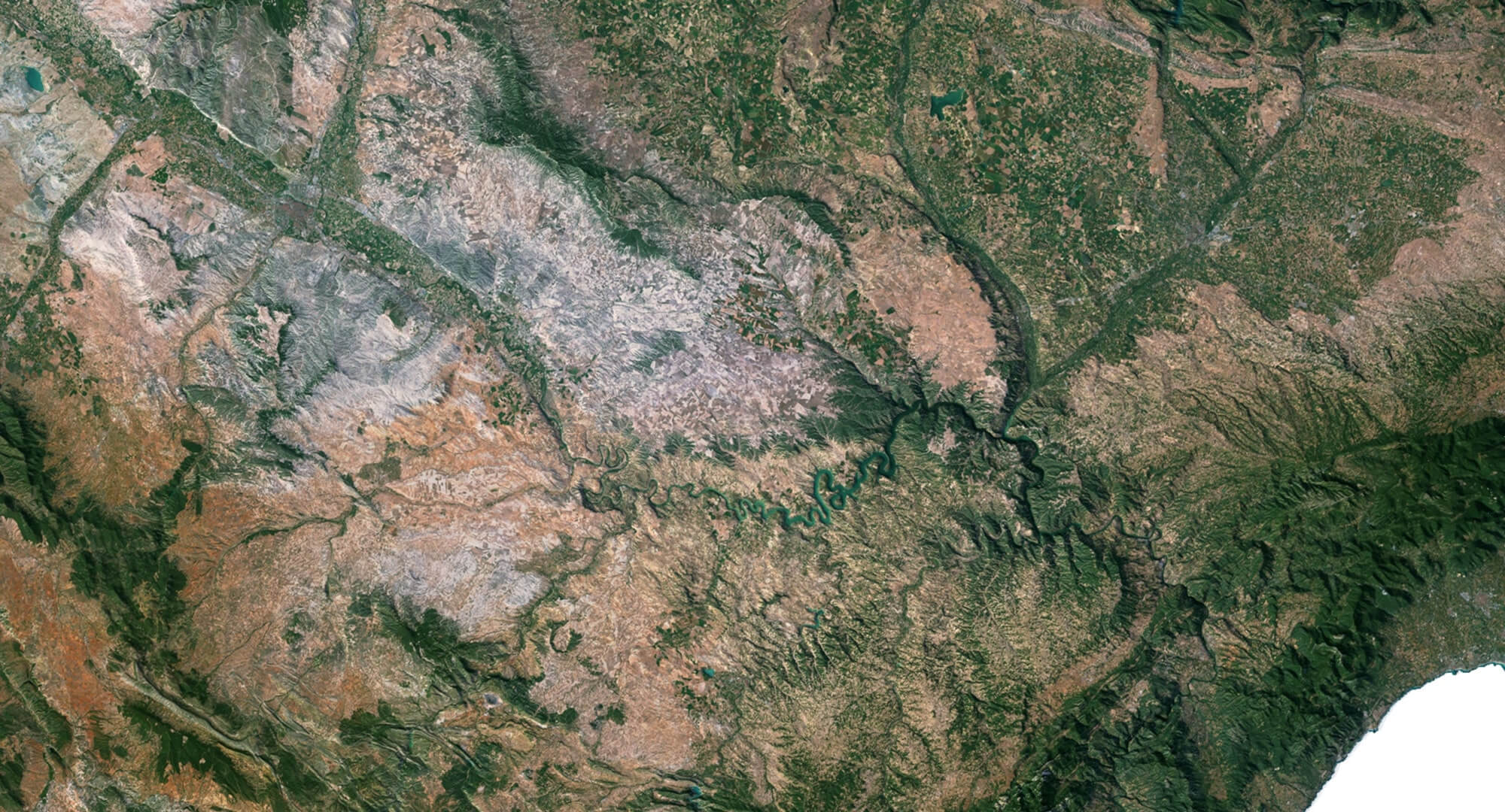 Spain Terrain 3D Map by Shustrik