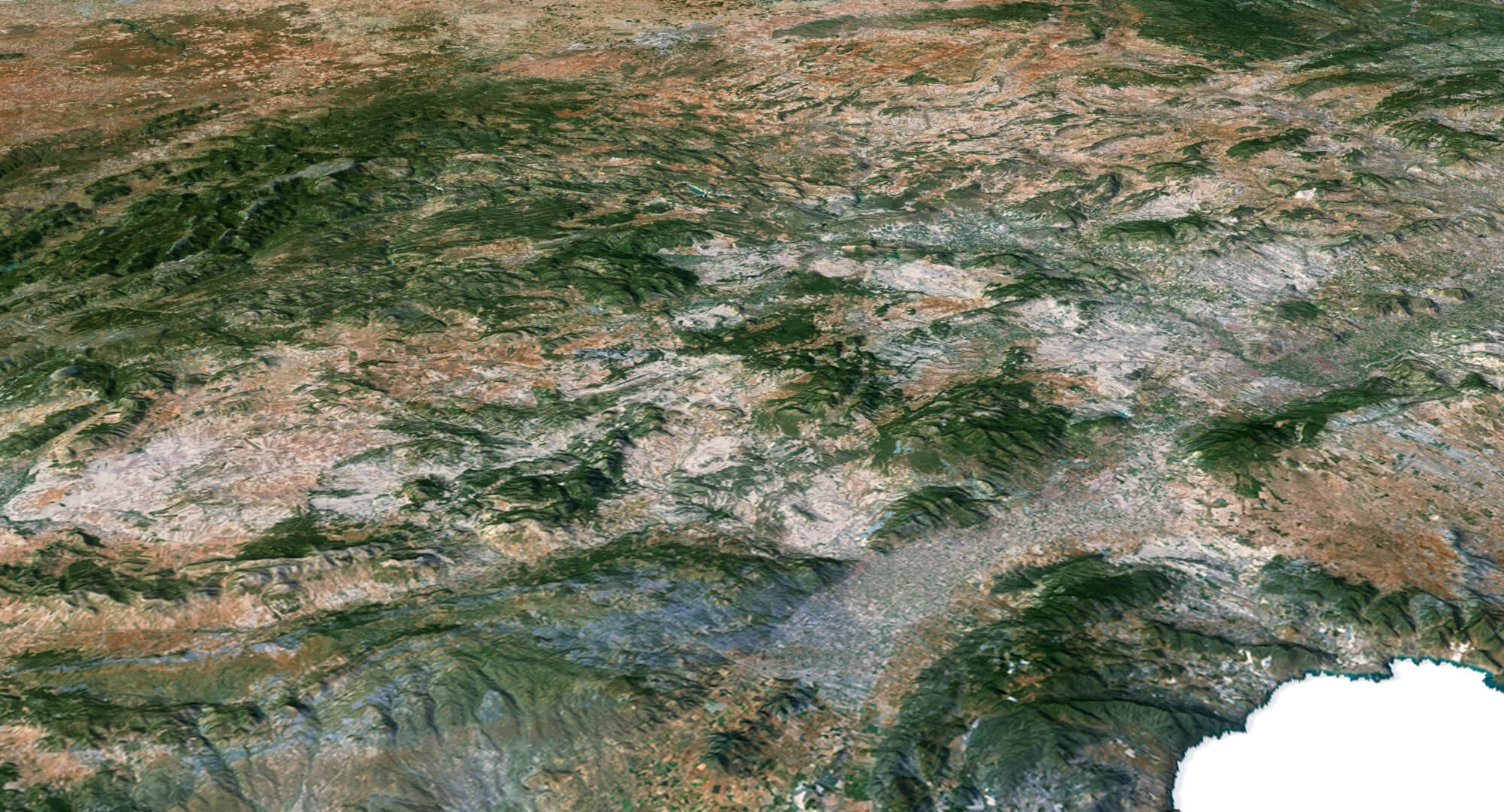 Spain Terrain 3D Map by Shustrik