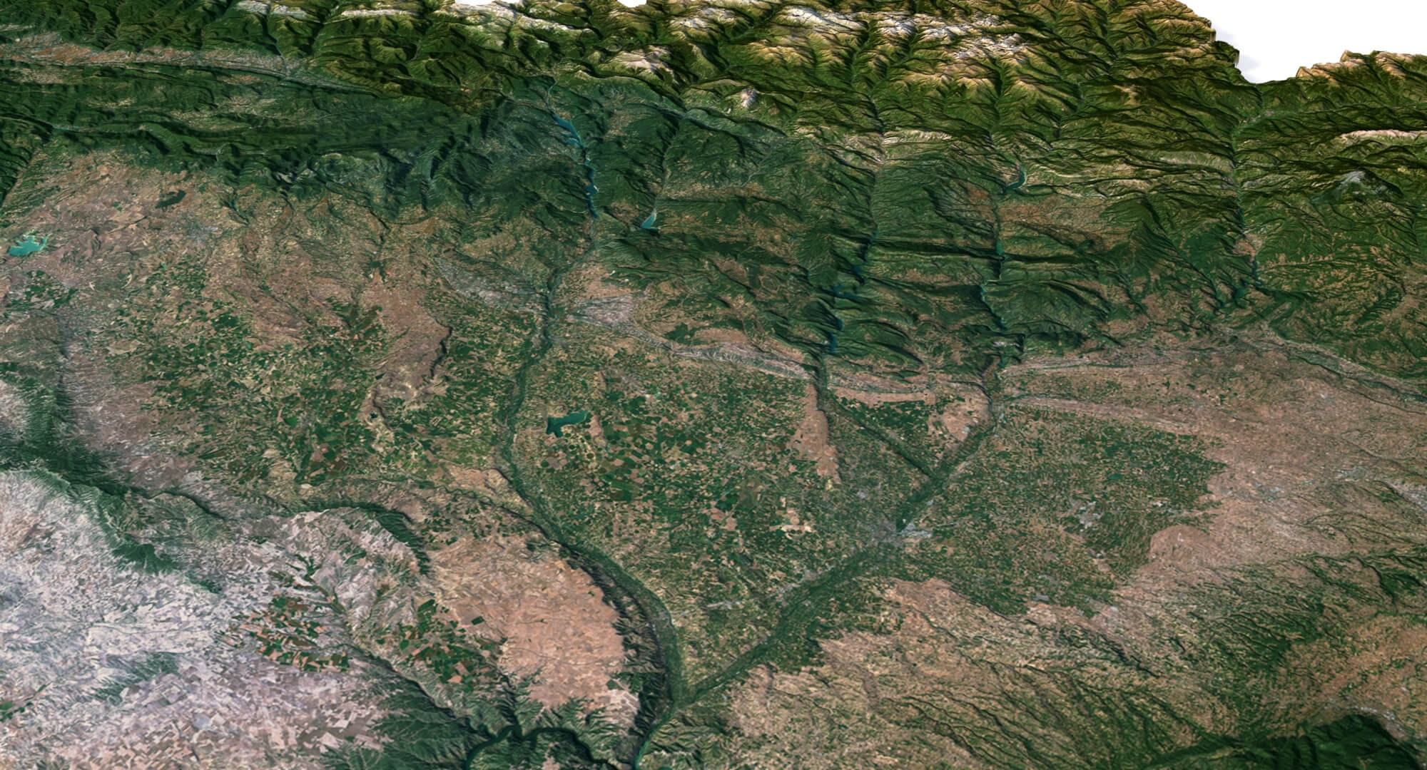 Spain Terrain 3D Map by Shustrik