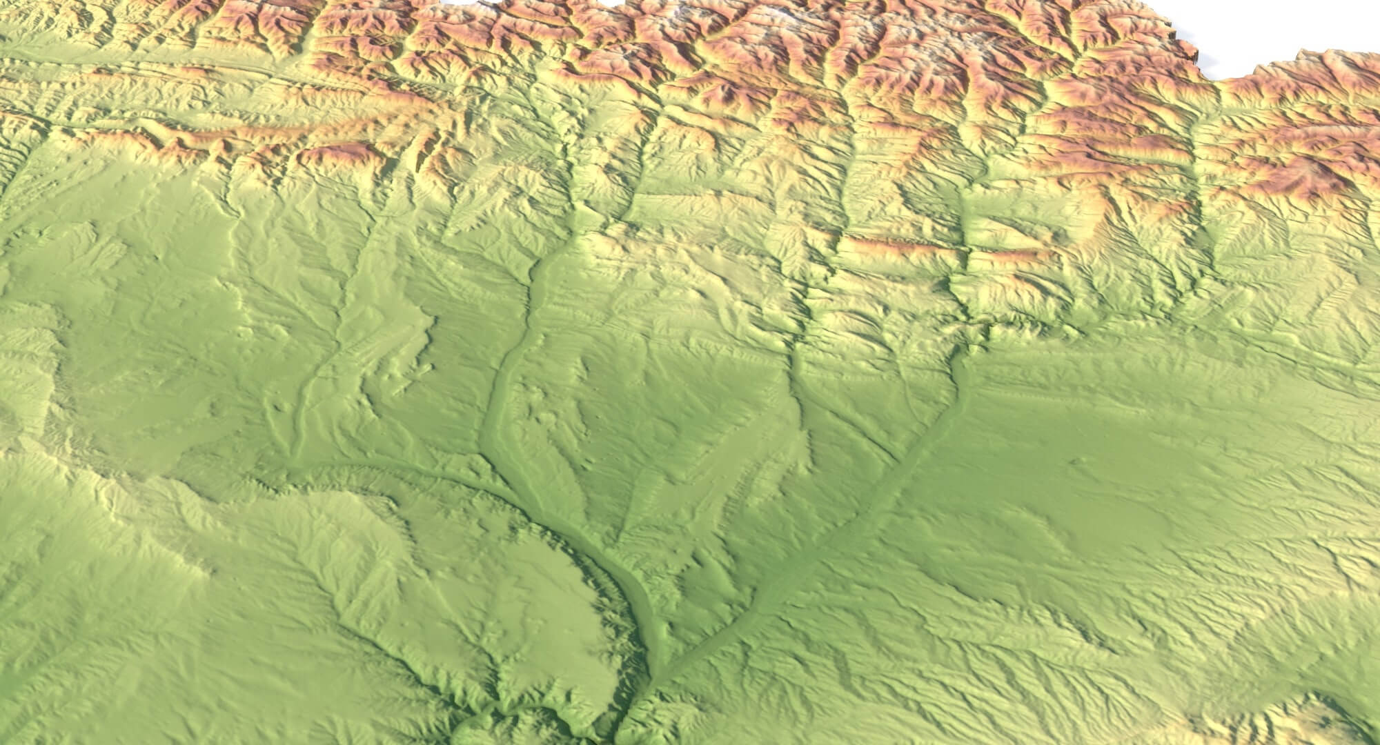 Spain Terrain 3D Map by Shustrik