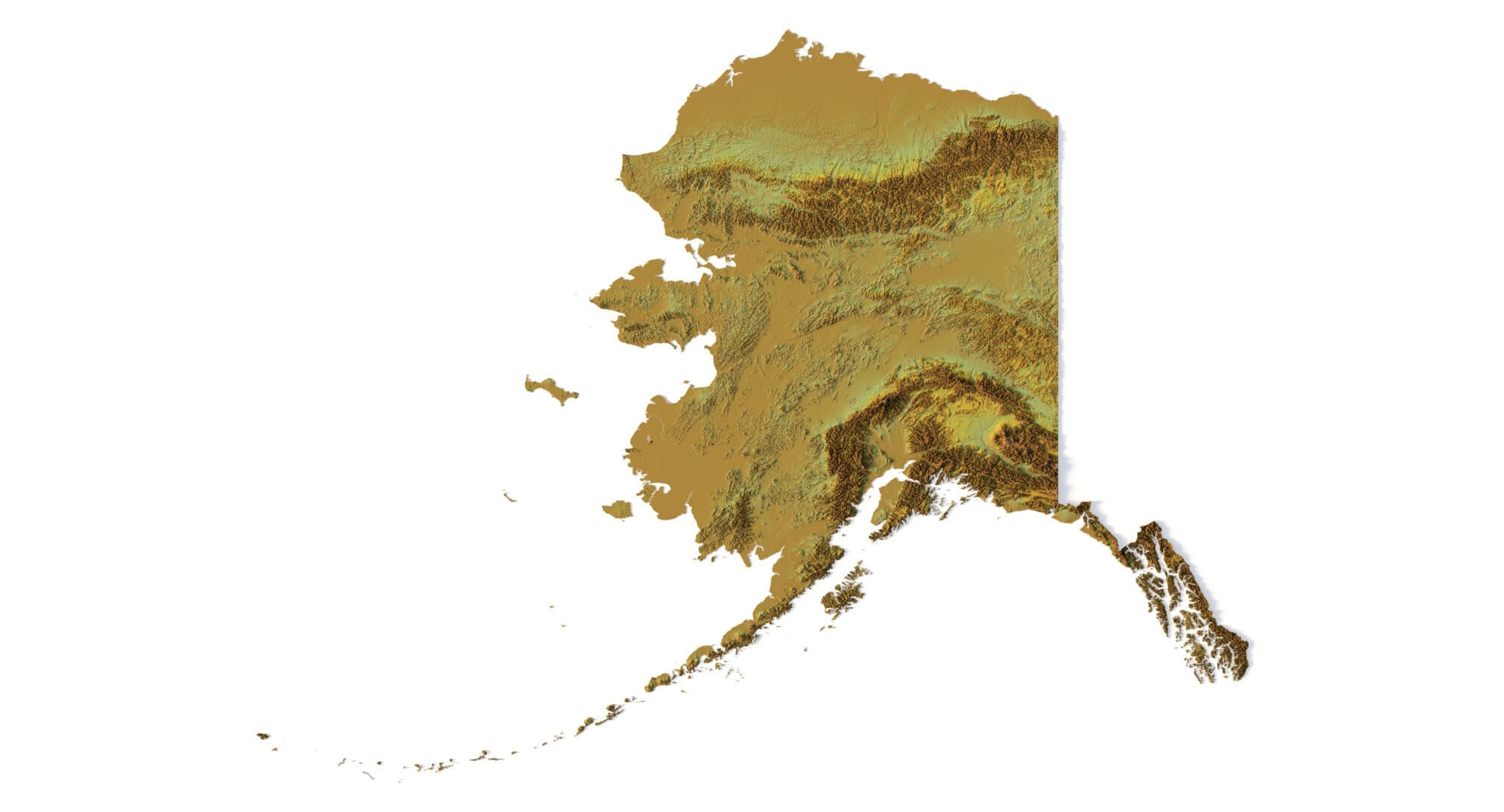 State of Alaska Stl Model by Shustrik