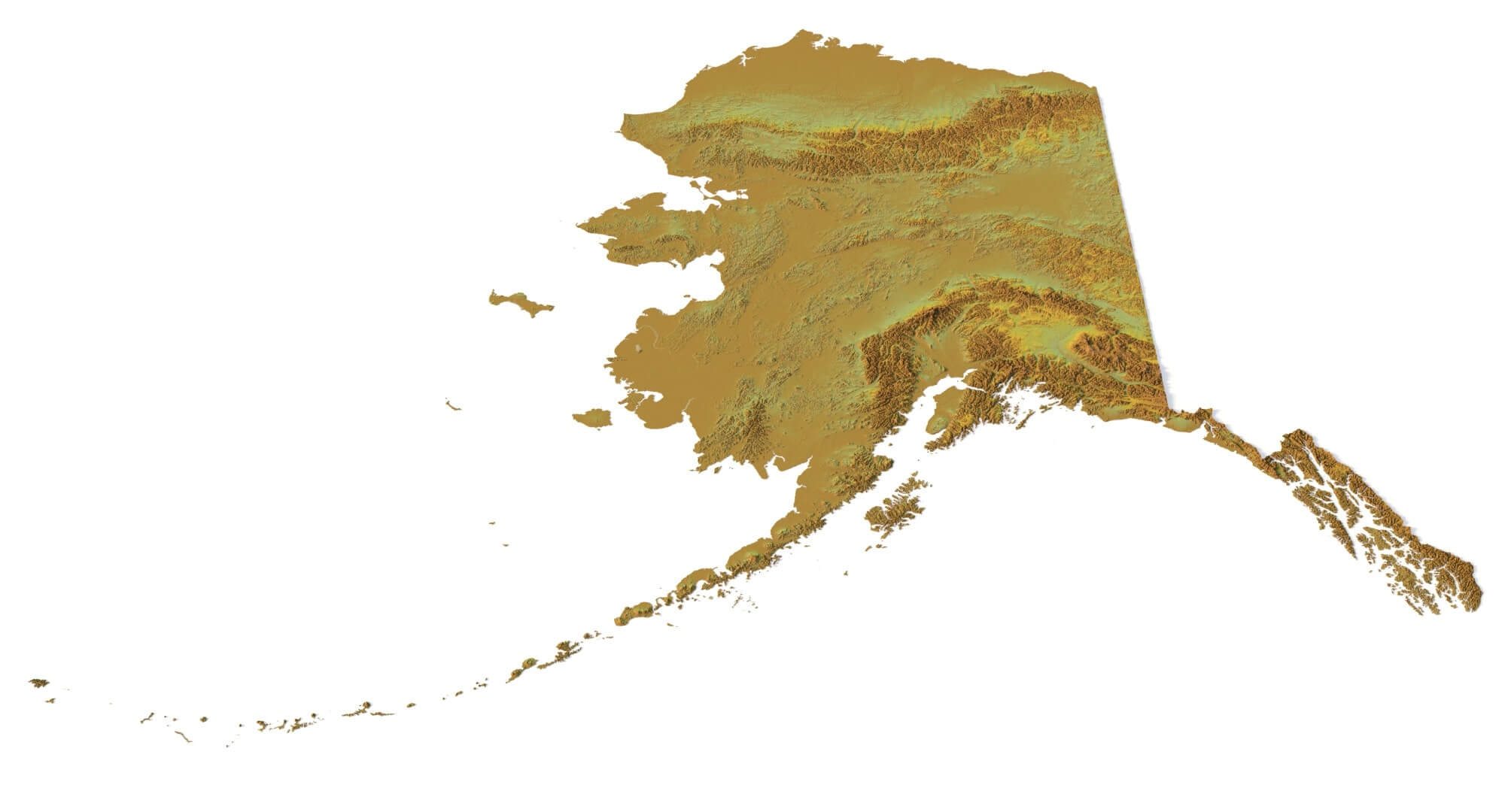 State of Alaska Stl Model by Shustrik