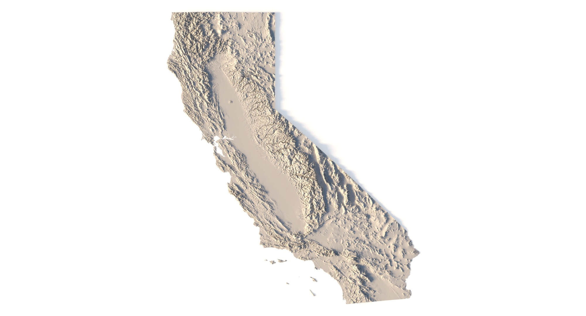 State of California Stl Model by Shustrik