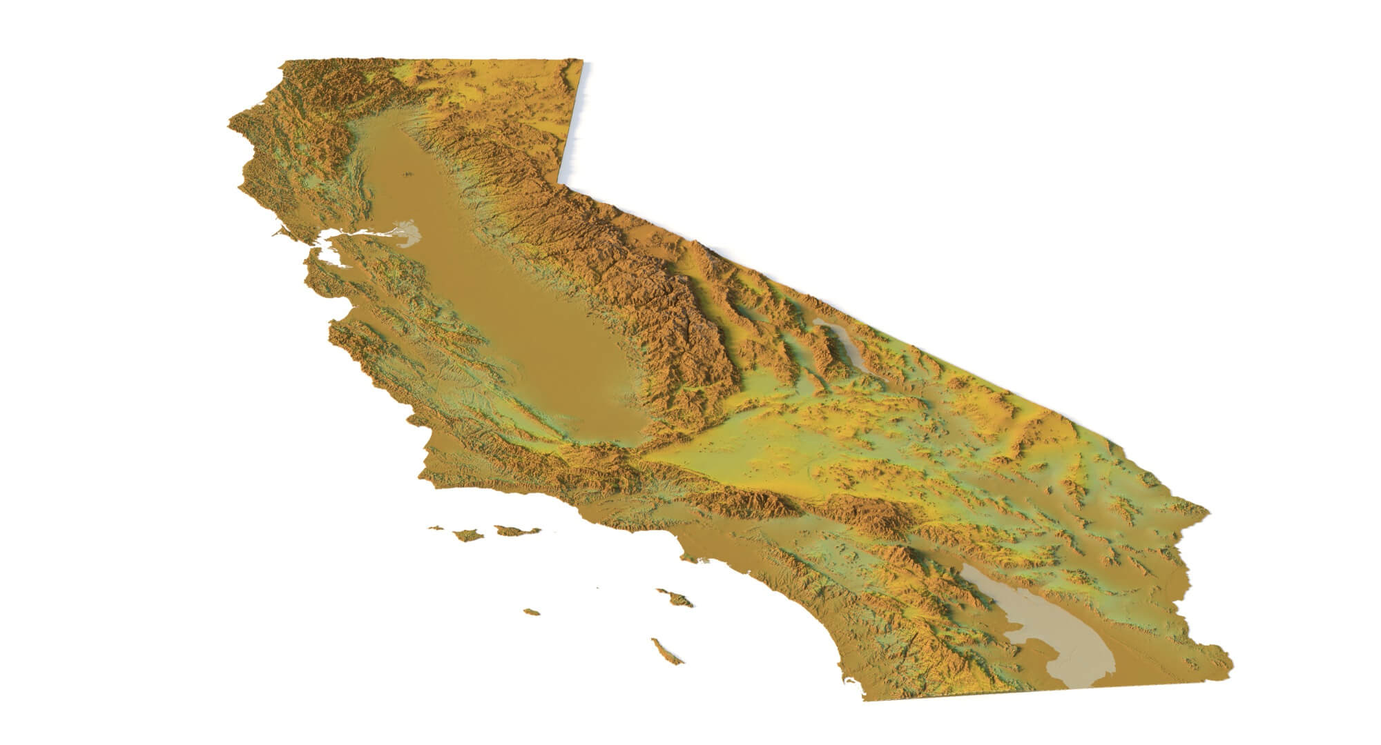 State of California Stl Model by Shustrik