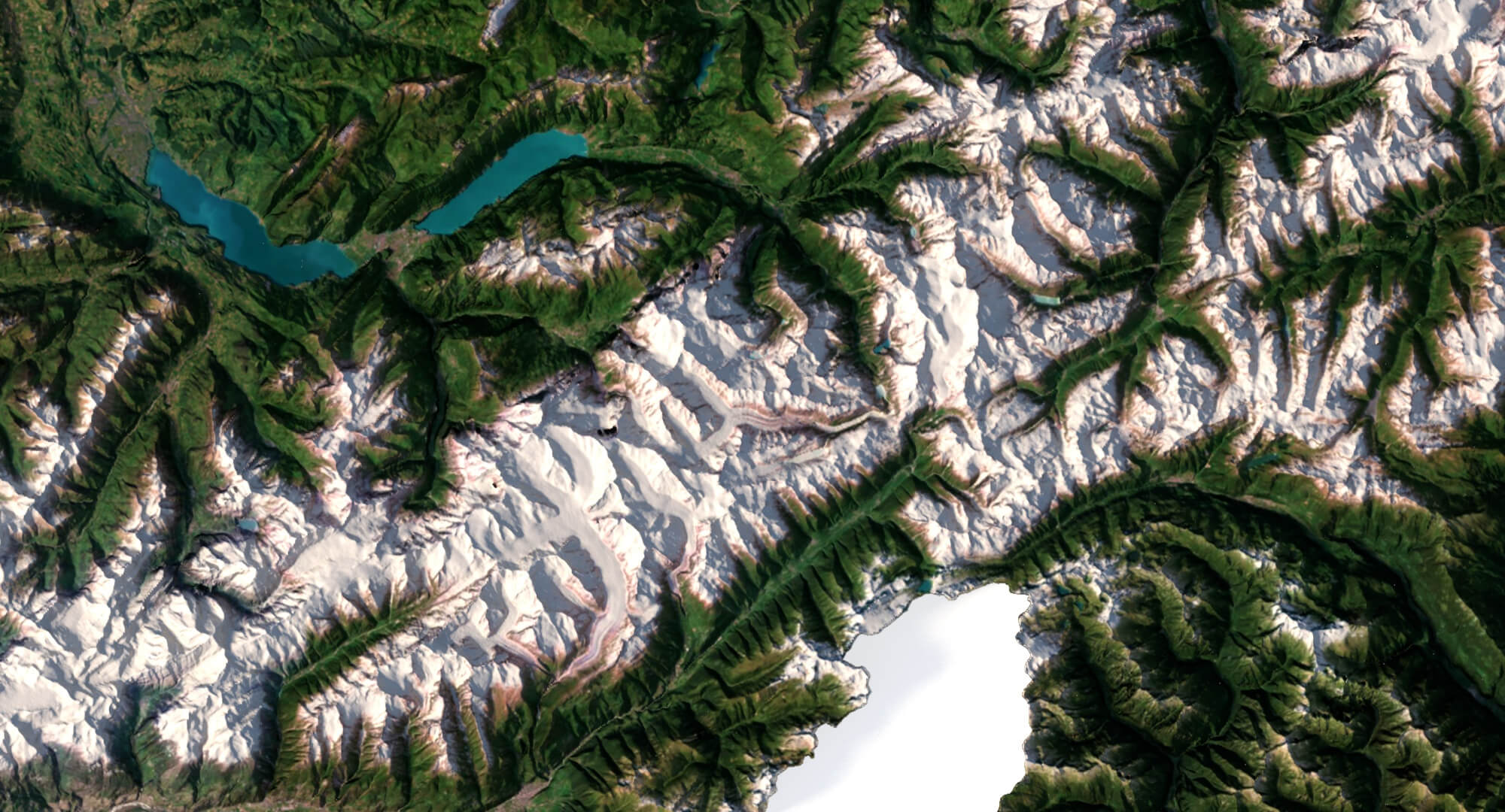 Switzerland Terrain 3D Map by Shustrik