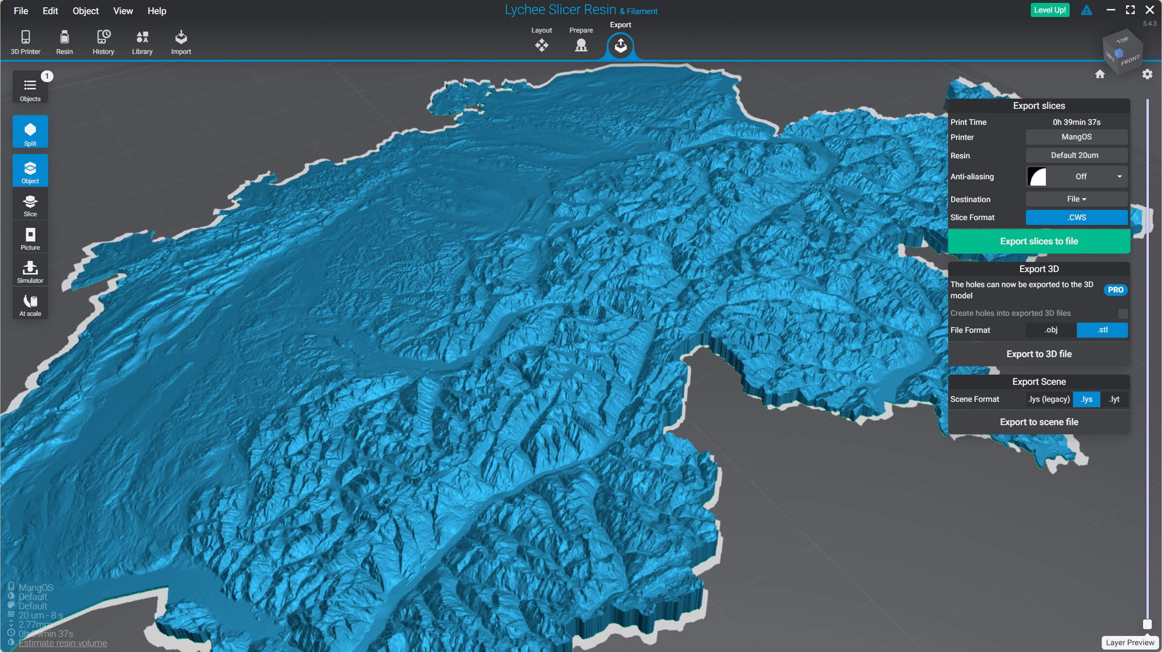 Switzerland Terrain for CNC, Printing and Design - 3D Print Model by ...