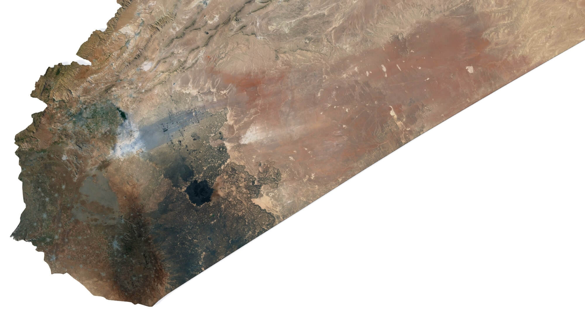 Syria Terrain 3D Map by Shustrik
