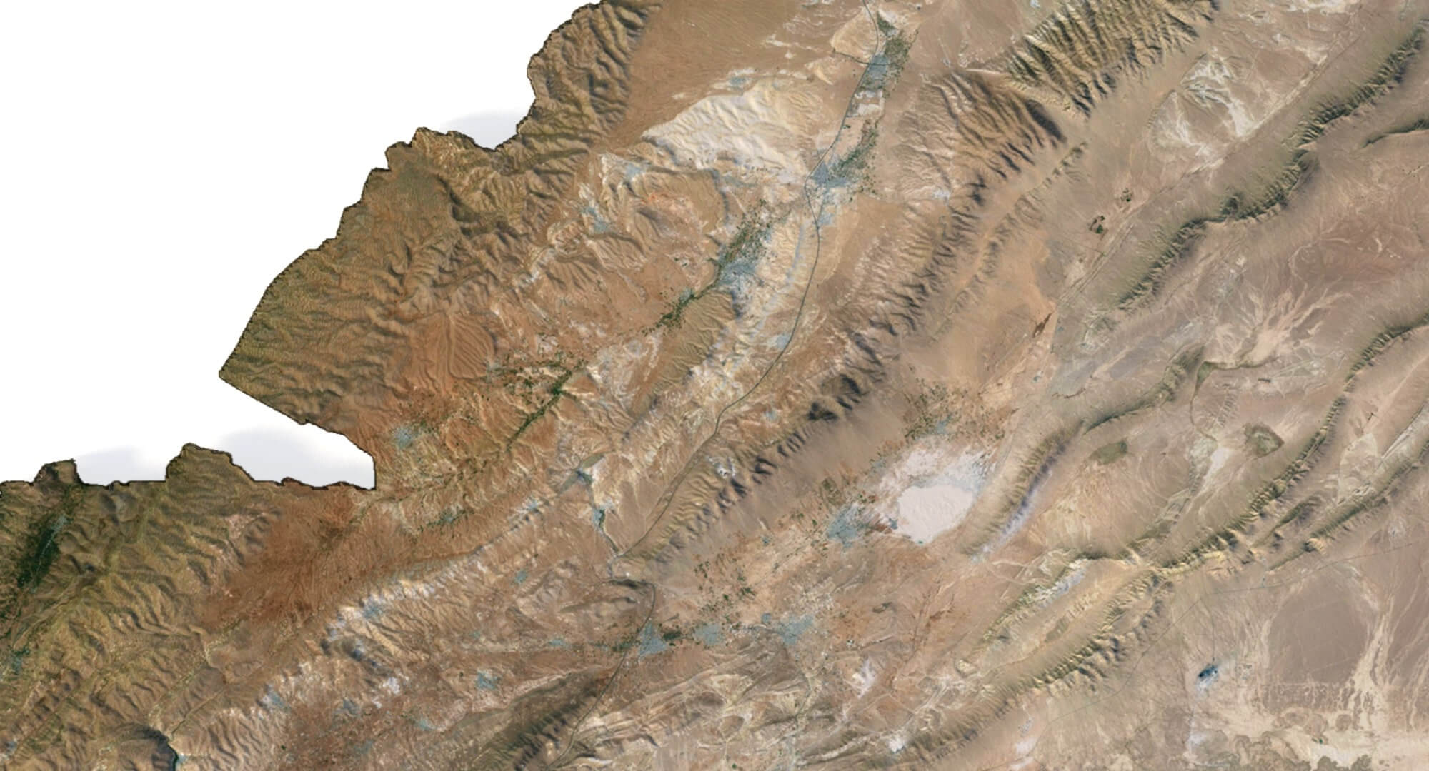 Syria Terrain 3D Map by Shustrik